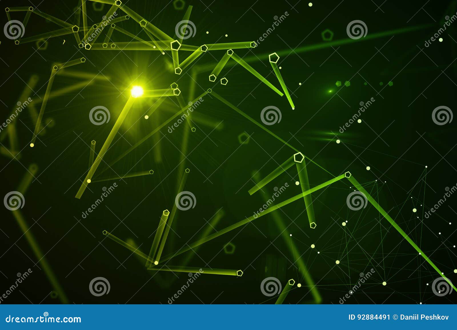 Green pattern background stock illustration. Illustration of connect ...