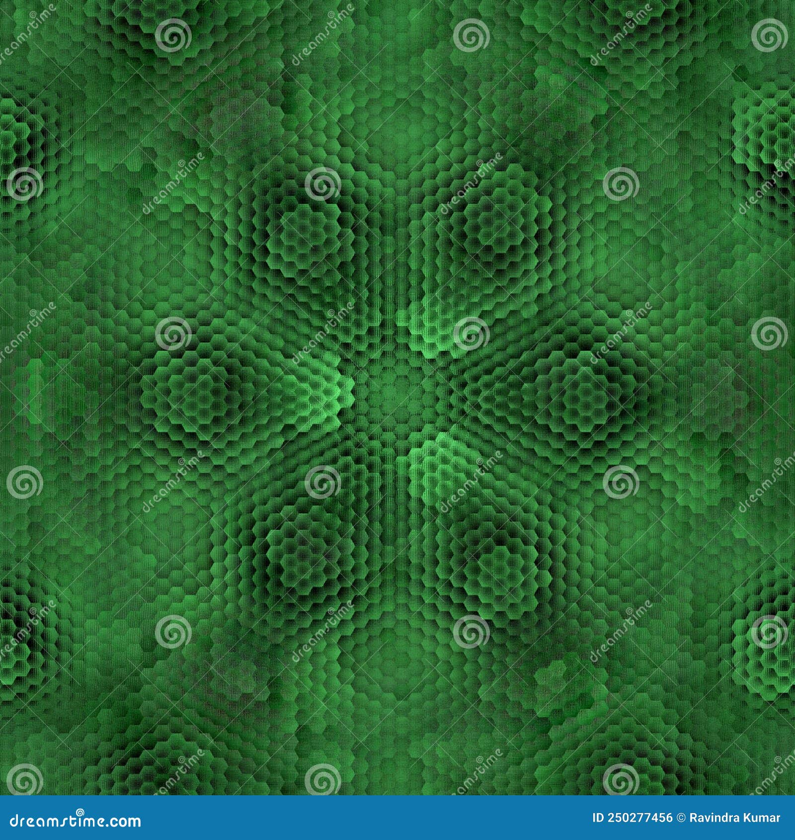 Green Pattern Design for Textile and Tiles. Stock Illustration ...