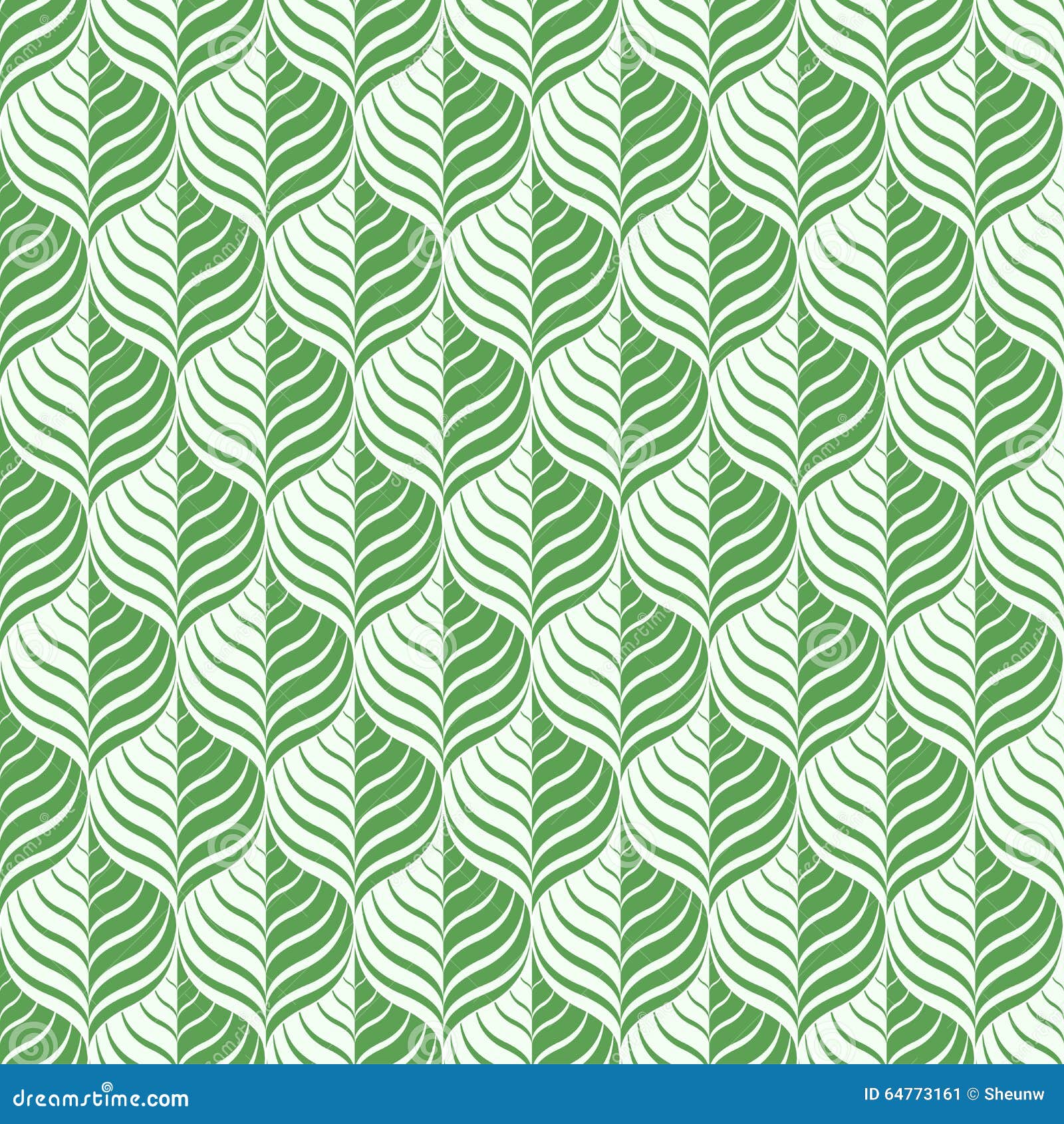Green pattern, seamless stock vector. Illustration of nature - 64773161