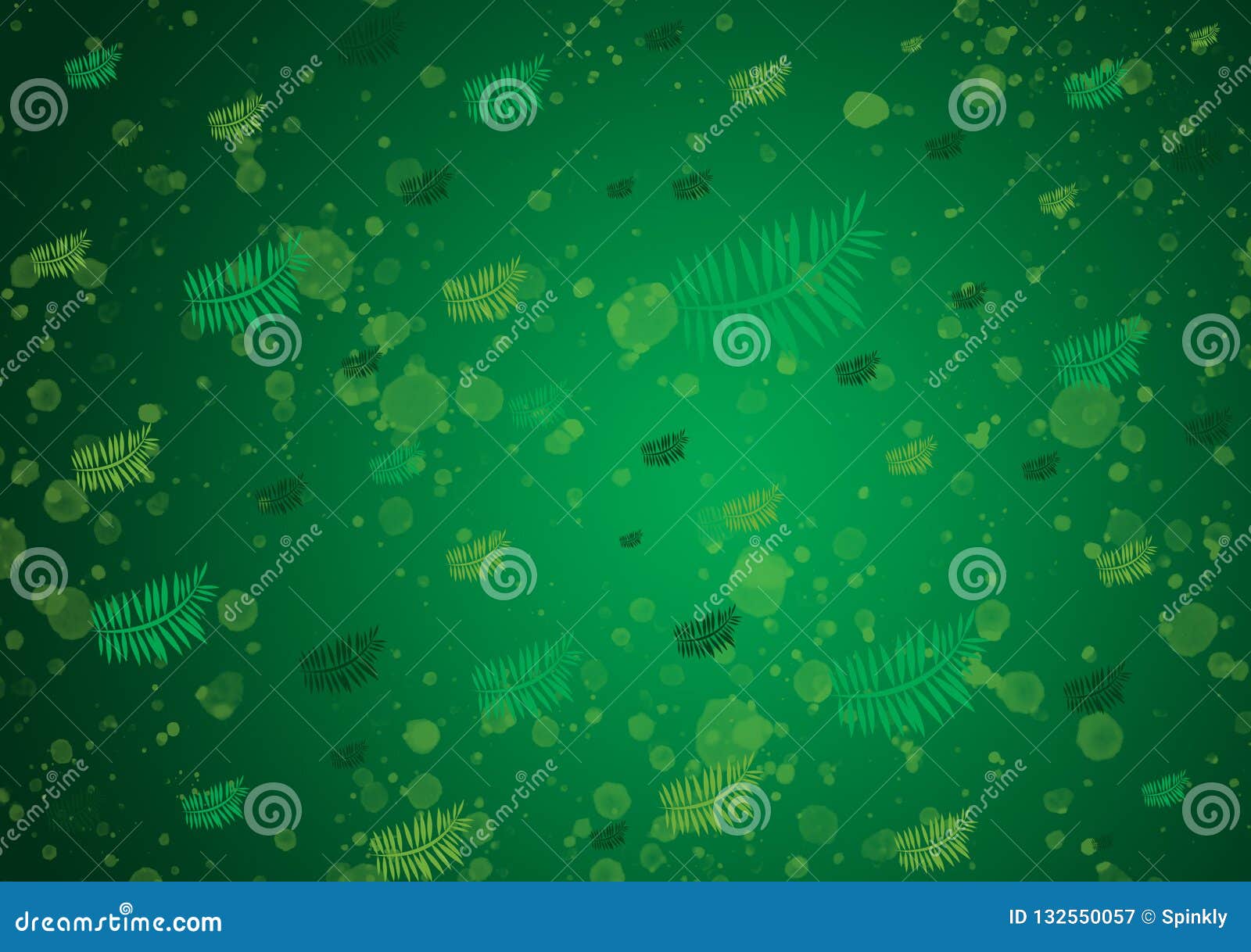 Green Pattern Wallpaper Design Background Stock Illustration ...