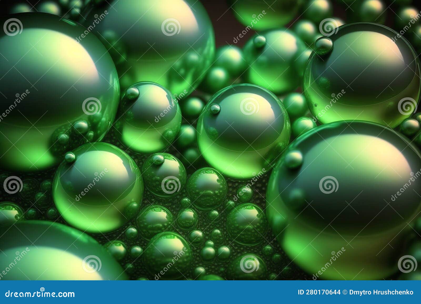 Green Pearl Background. Color Bubbles. Pearl Background Stock ...