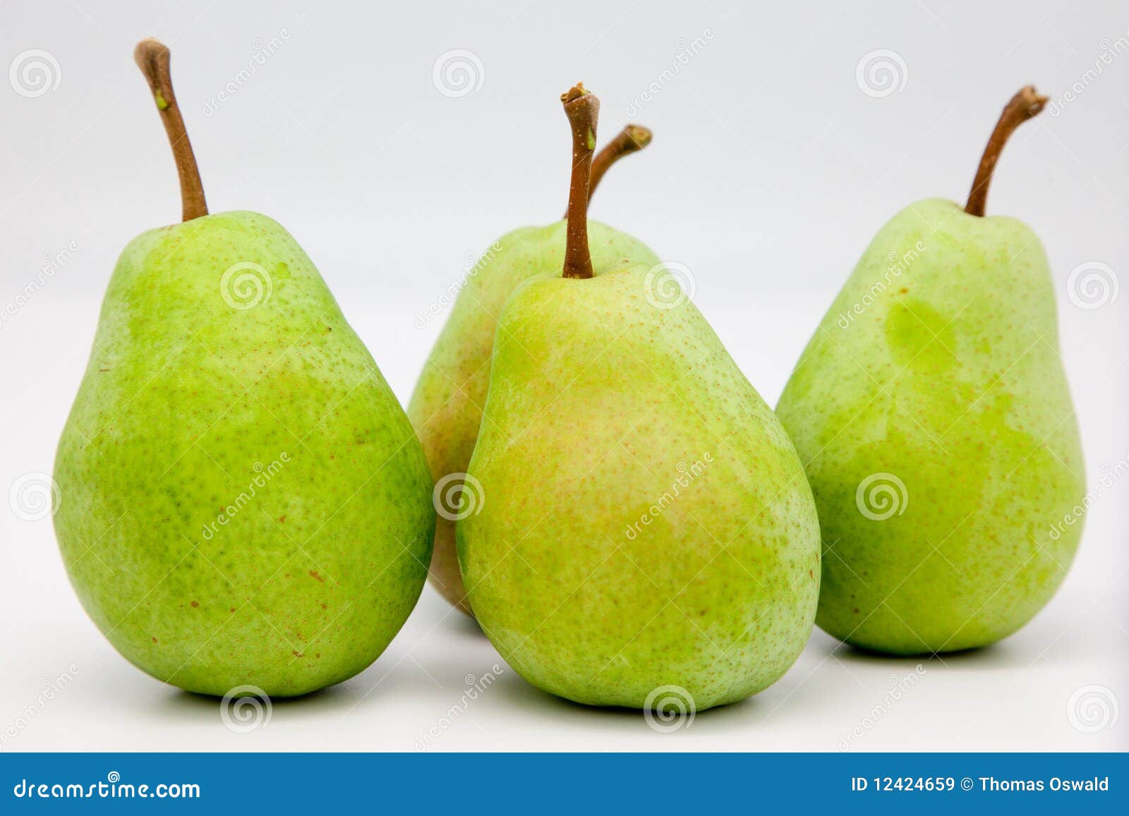 Green pears stock image. Image of vitamin, fruit, pears - 12424659