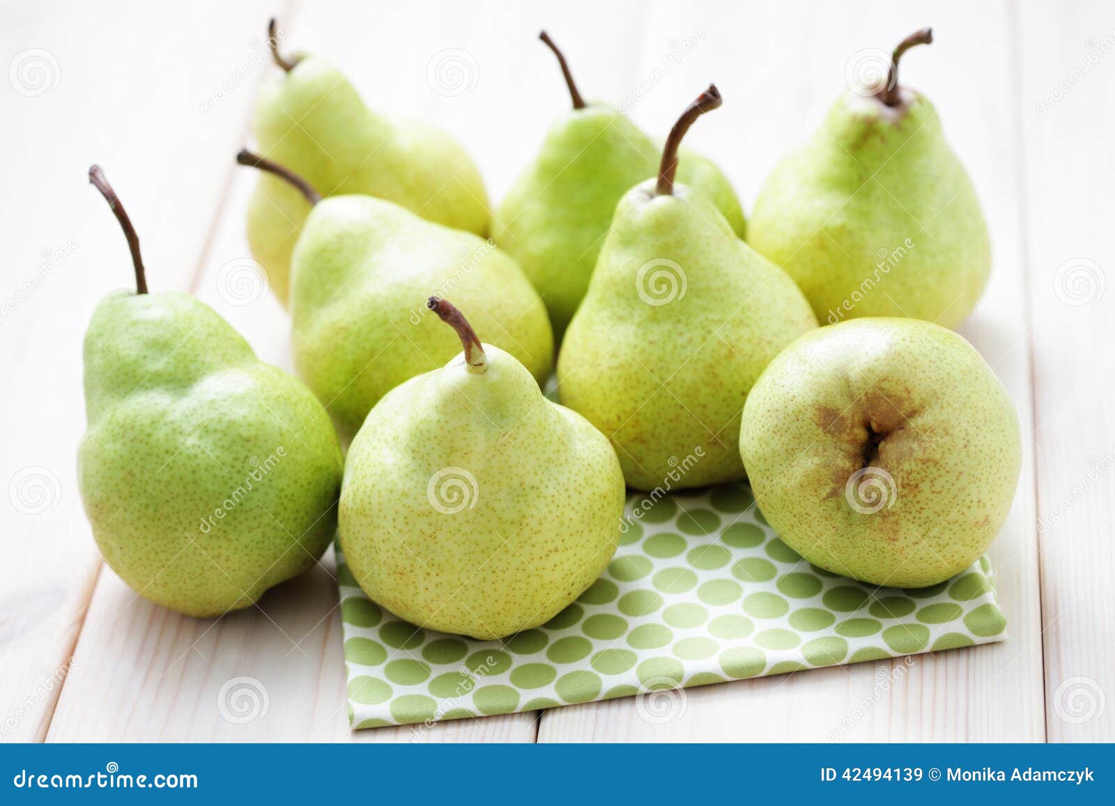 Green pears stock image. Image of delicious, summertime - 42494139