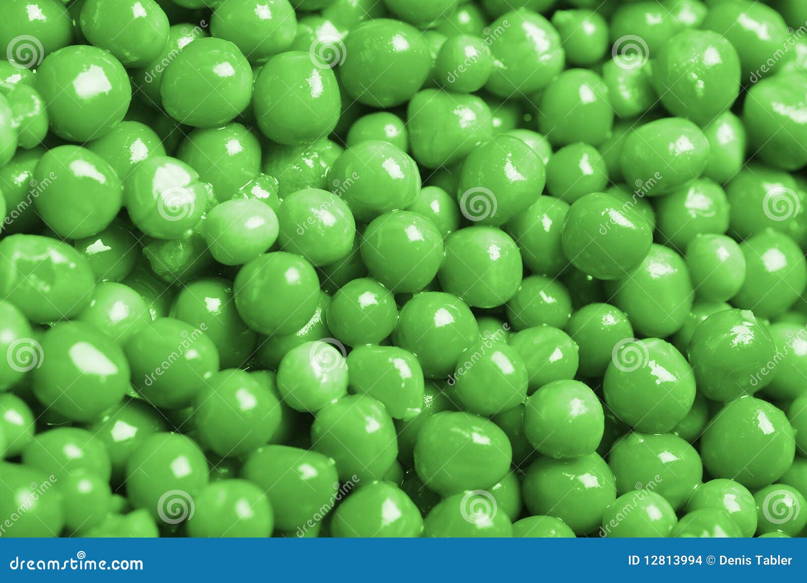 Tinned Green Peas In A Small Plate On White Background With Shadow ...