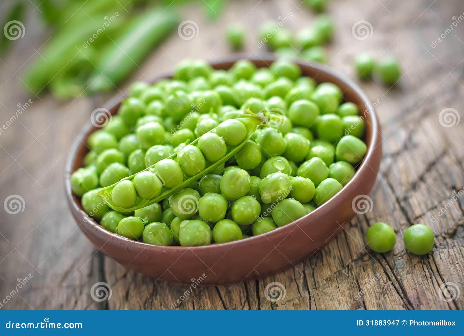 Green peas stock image. Image of bean, nutrition, natural - 31883947