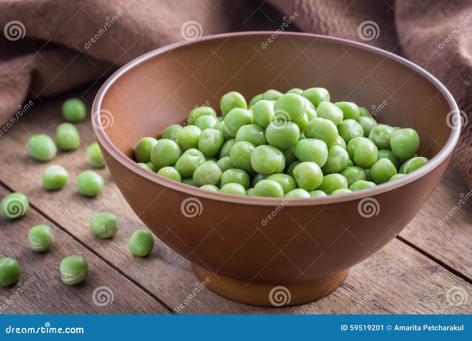 Green peas in bowl stock image. Image of legume, snack - 59519201