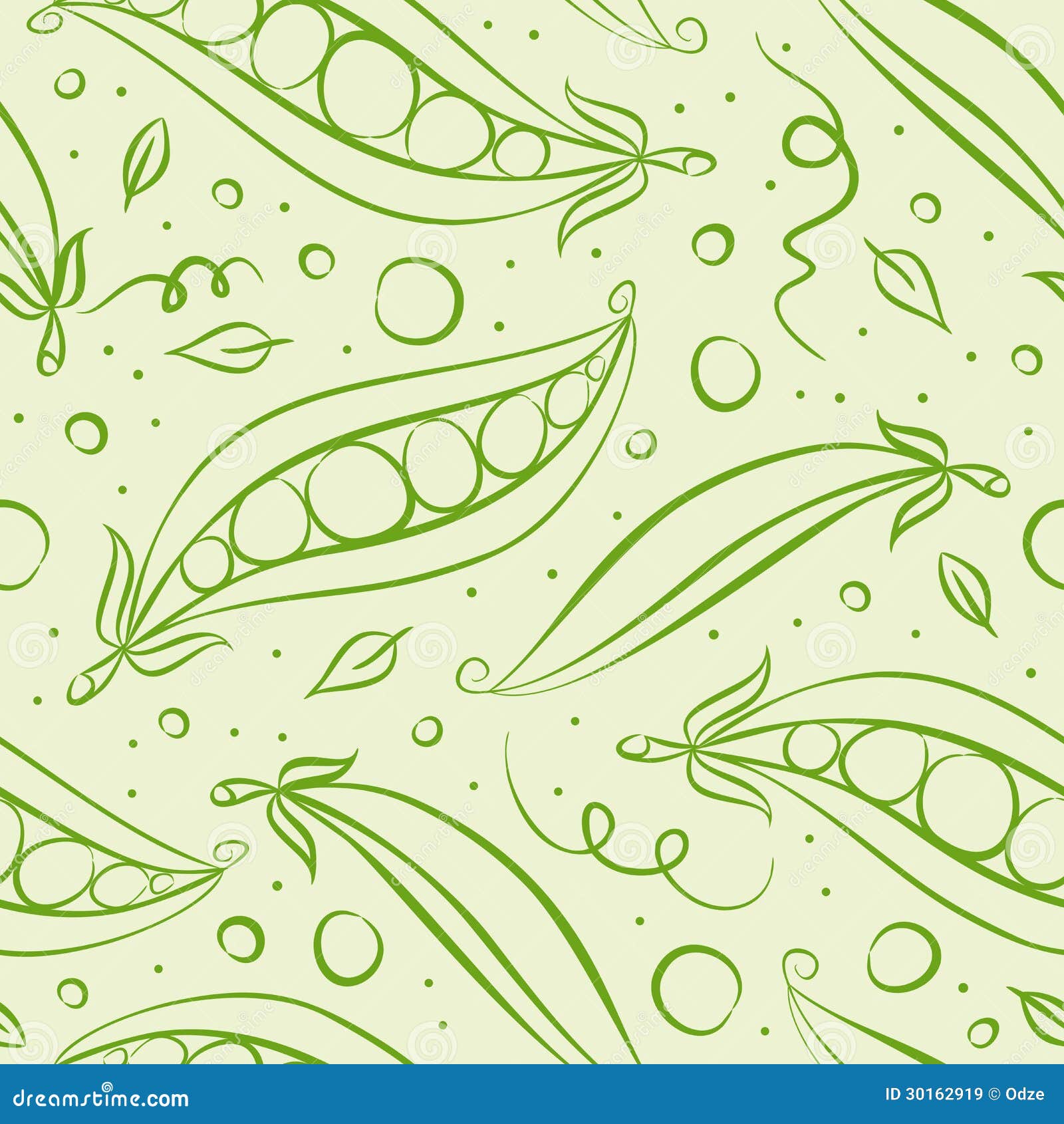 Green peas pattern stock illustration. Illustration of meal - 30162919