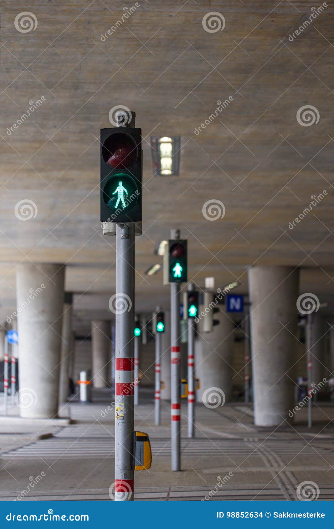 Green Pedestrian Traffic Lights, Walk Stock Photo - Image of lights ...
