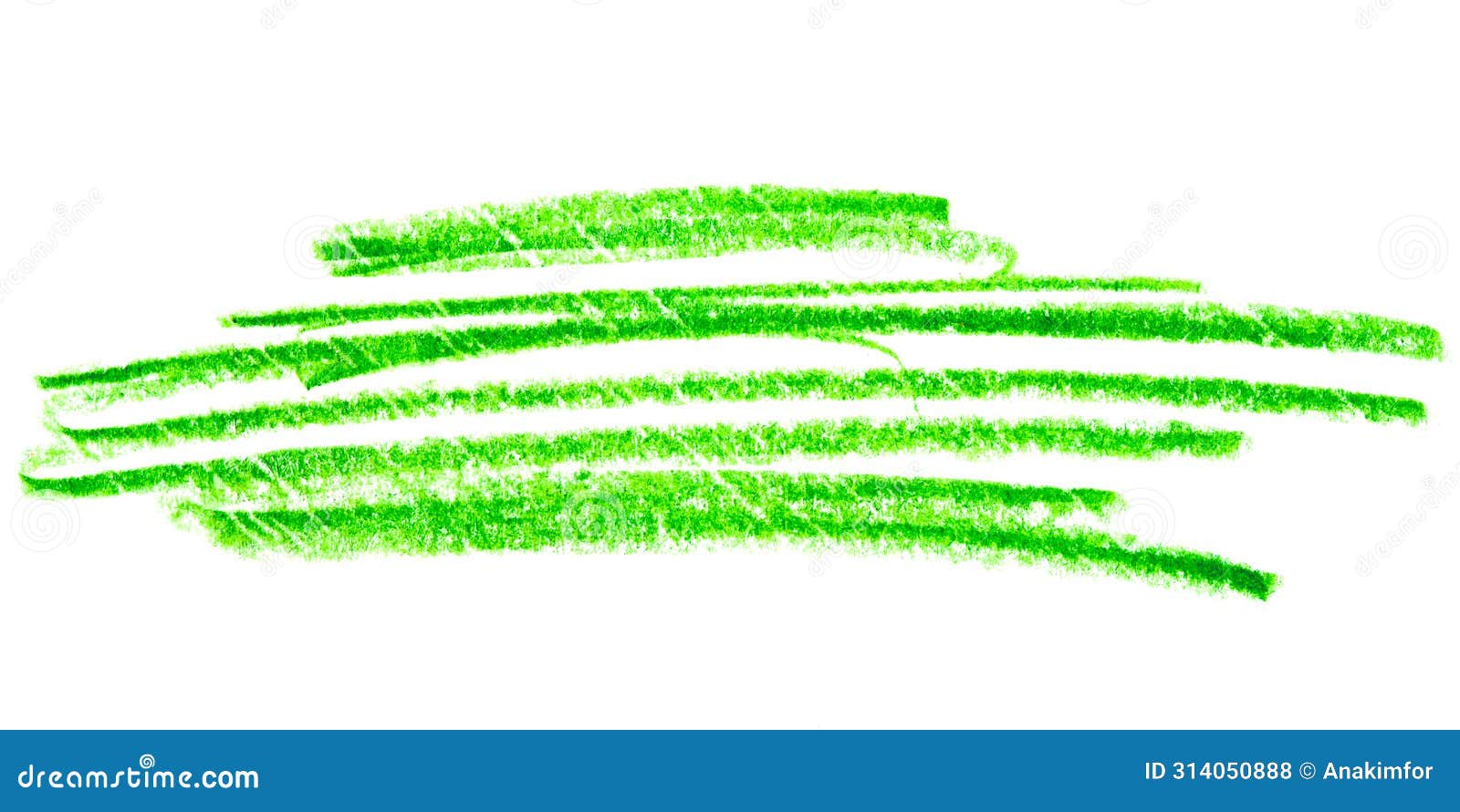 Green Pencil Hatching on a White Background. Stock Photo - Image of ...