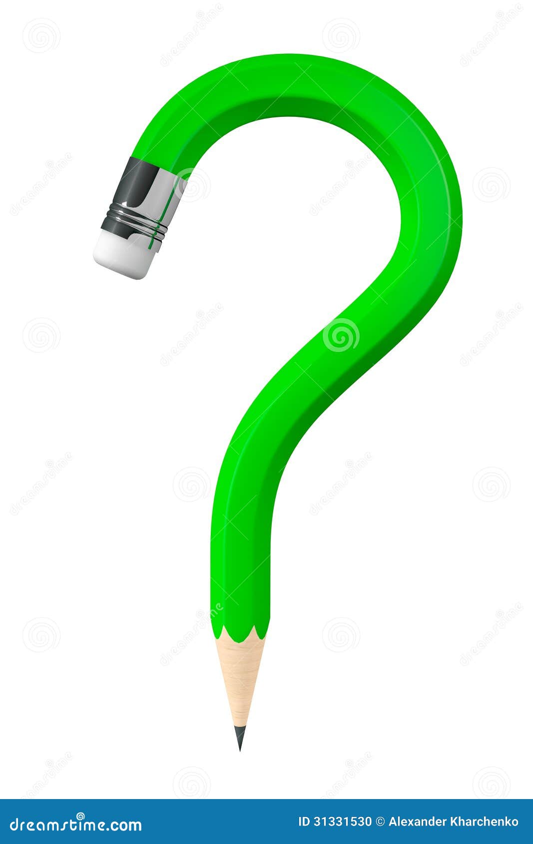 Pencil Question Mark Vector Illustration | CartoonDealer.com #149682410
