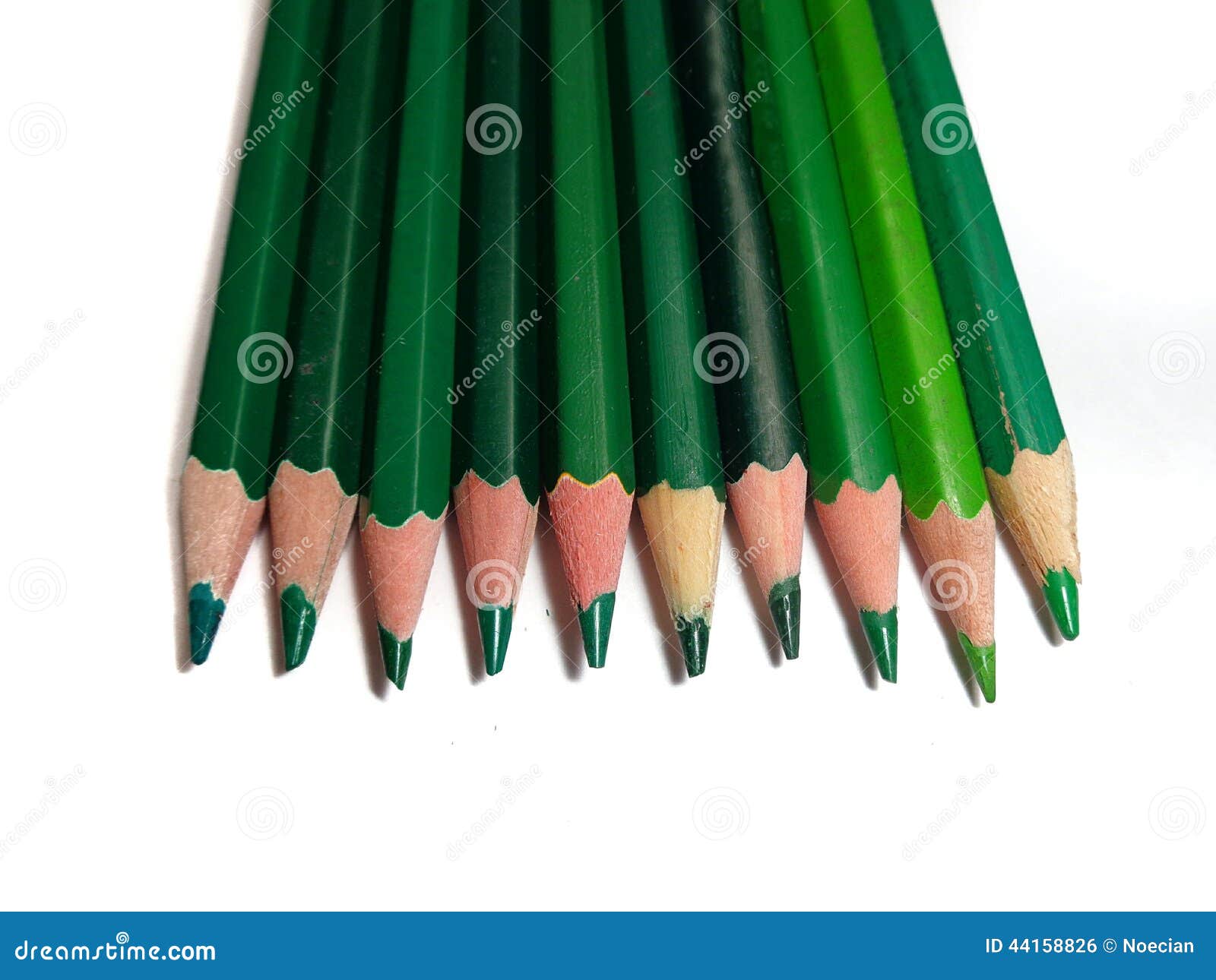 Green pencils stock photo. Image of color, layout, variety - 44158826