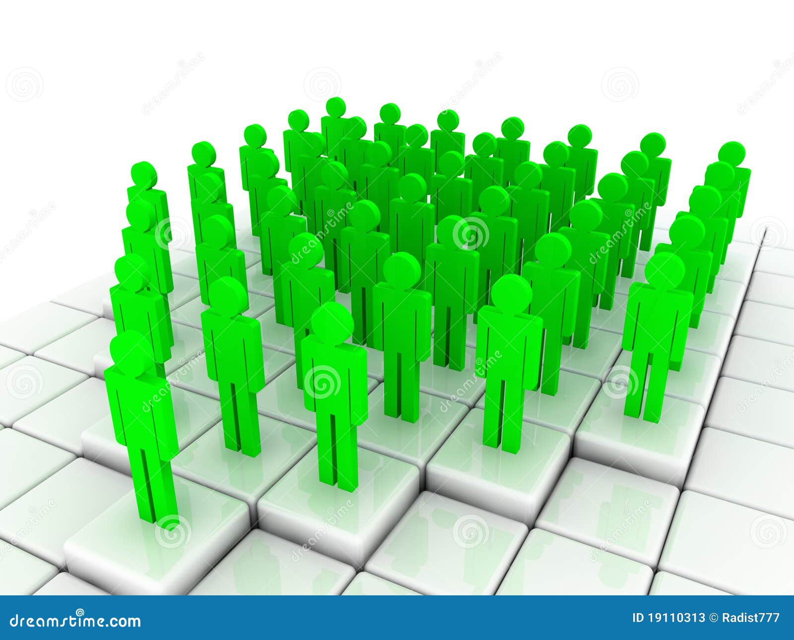 Green people stock illustration. Illustration of cooperation - 19110313