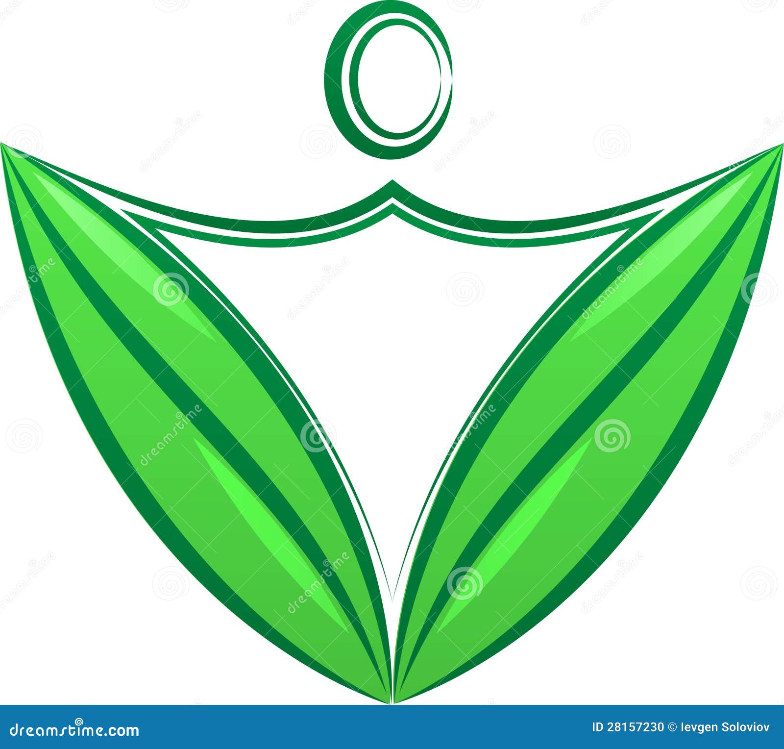 Green people stock vector. Illustration of family, growth - 28157230