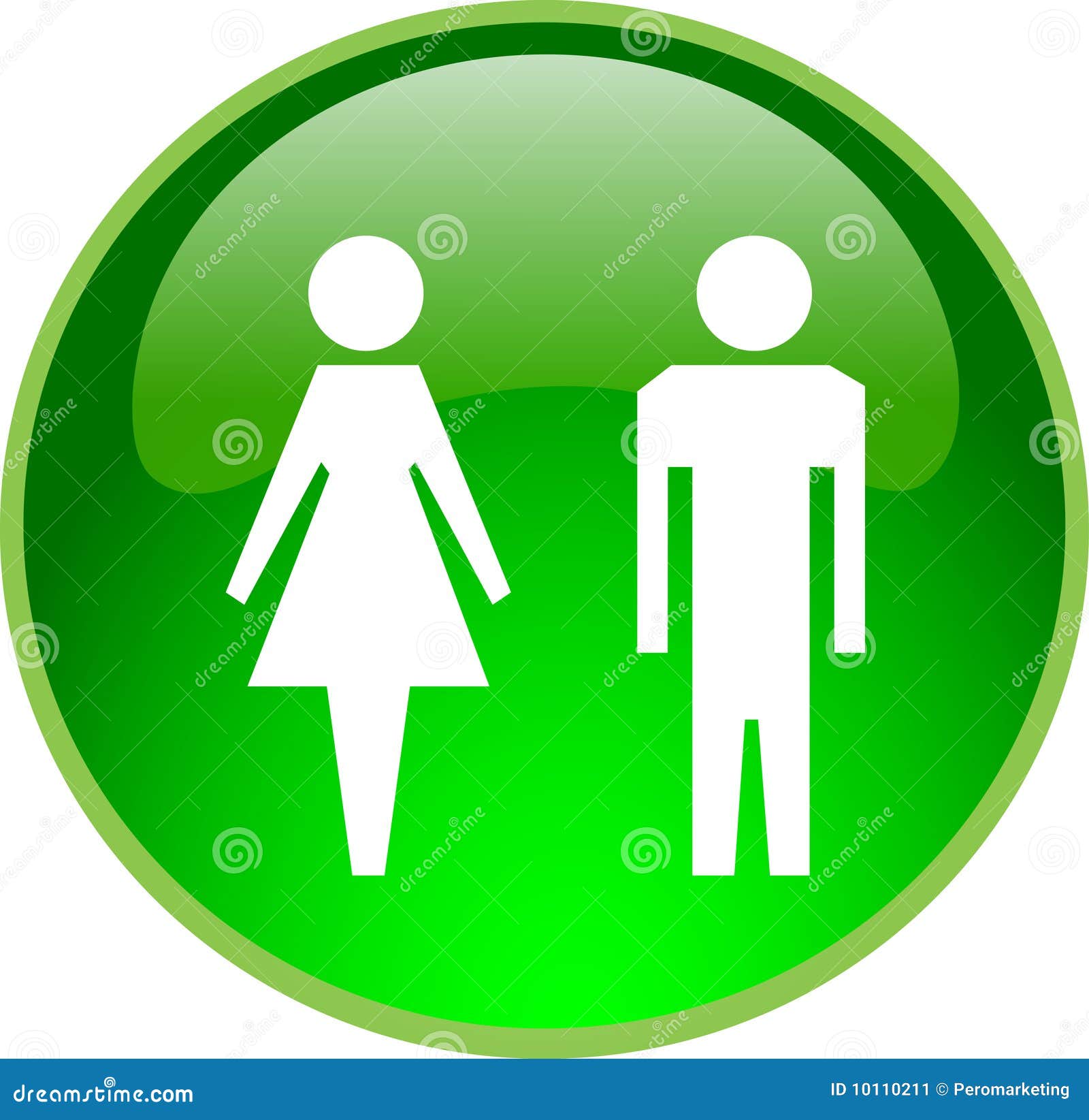 Green people button stock illustration. Illustration of green - 10110211