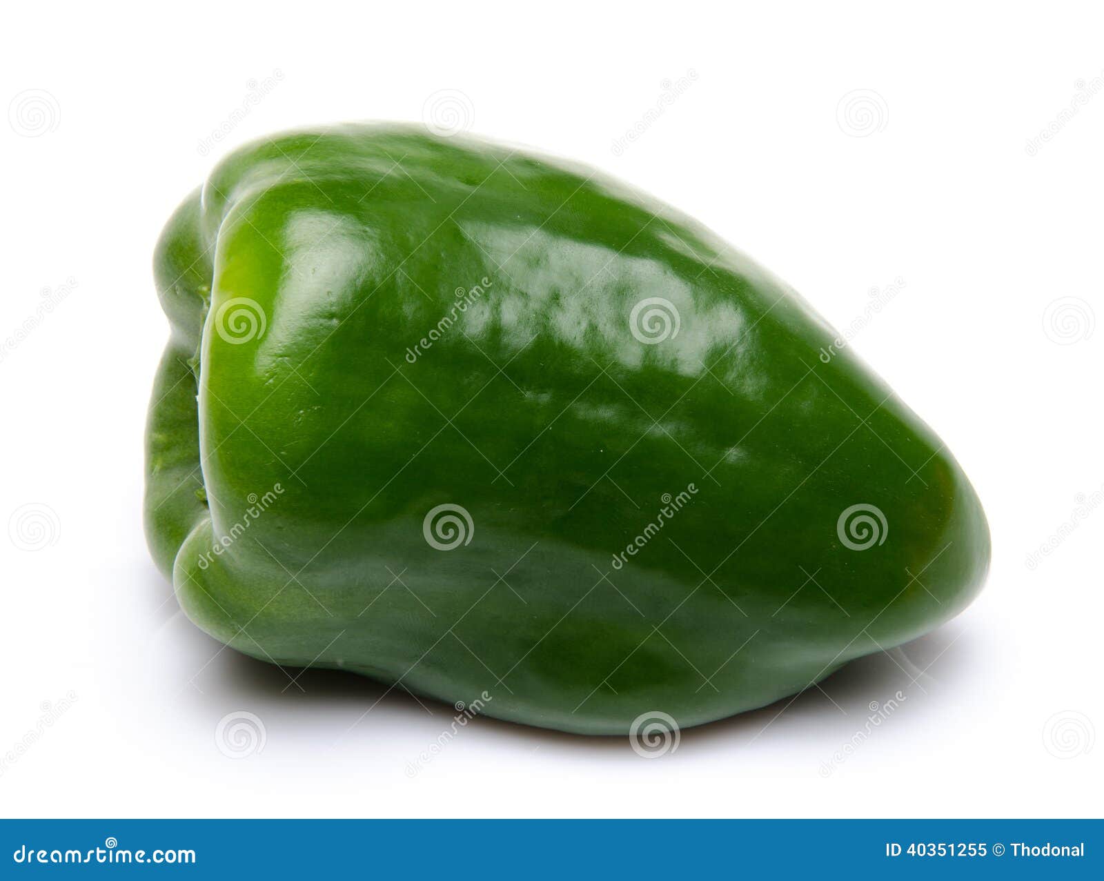 A green pepper stock image. Image of organic, isolated - 40351255
