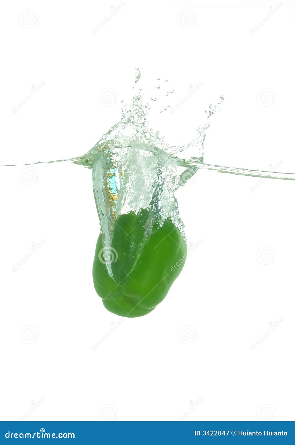 Green Pepper Splash stock image. Image of chili, fresh - 3422047