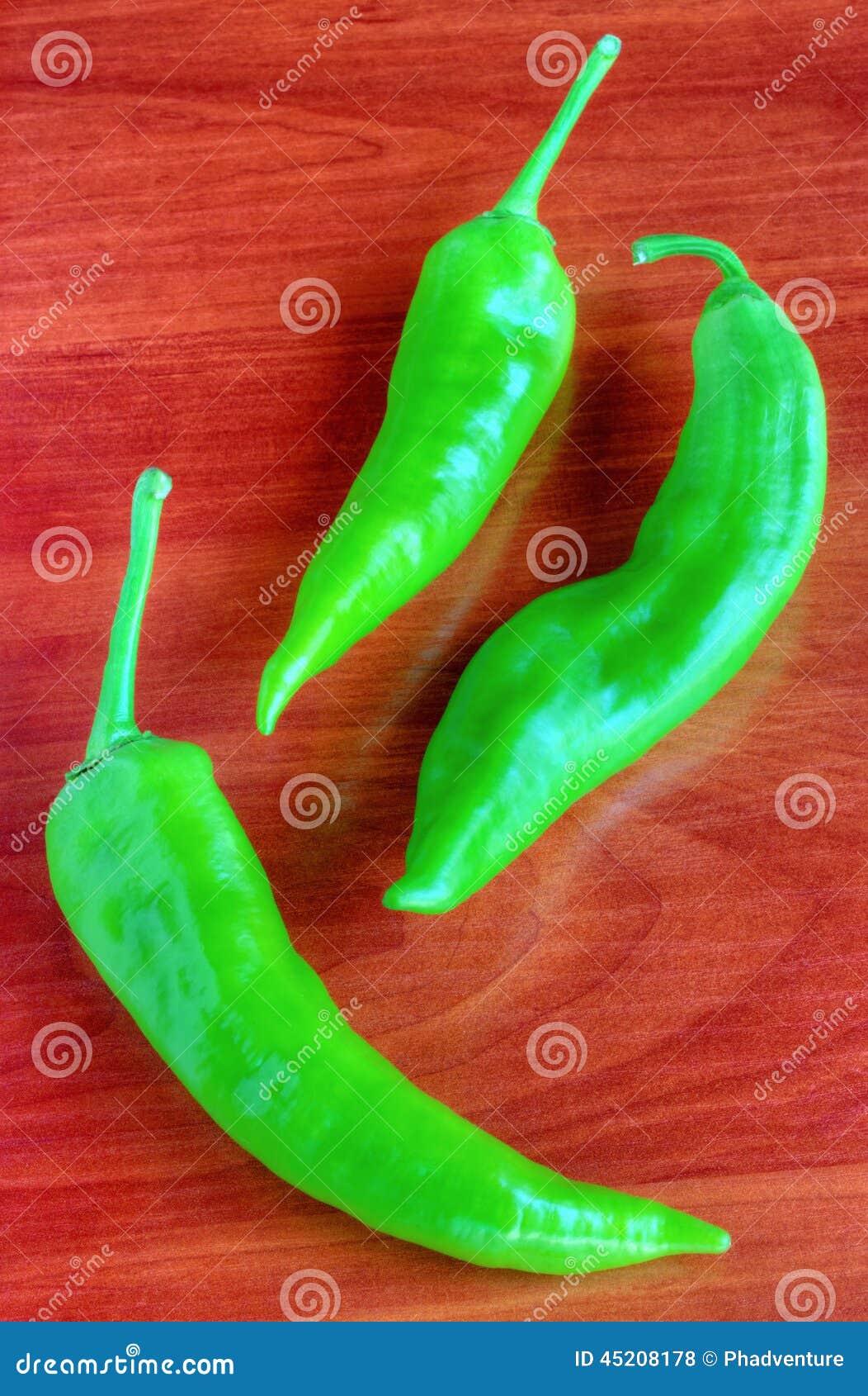 Green pepper on table stock photo. Image of brown, food - 45208178