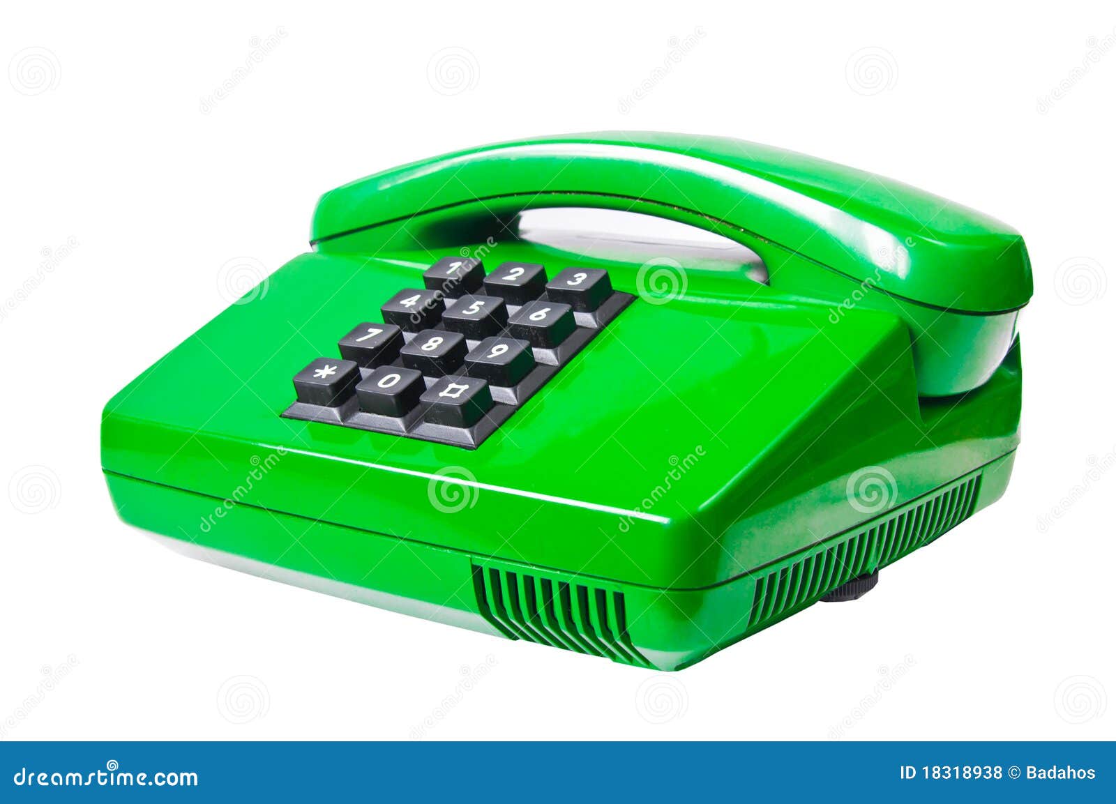 Green phone stock photo. Image of dial, communications - 18318938