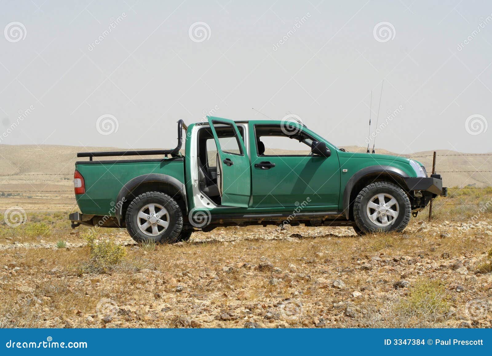 Green pickup truck stock photo. Image of danger, design - 3347384