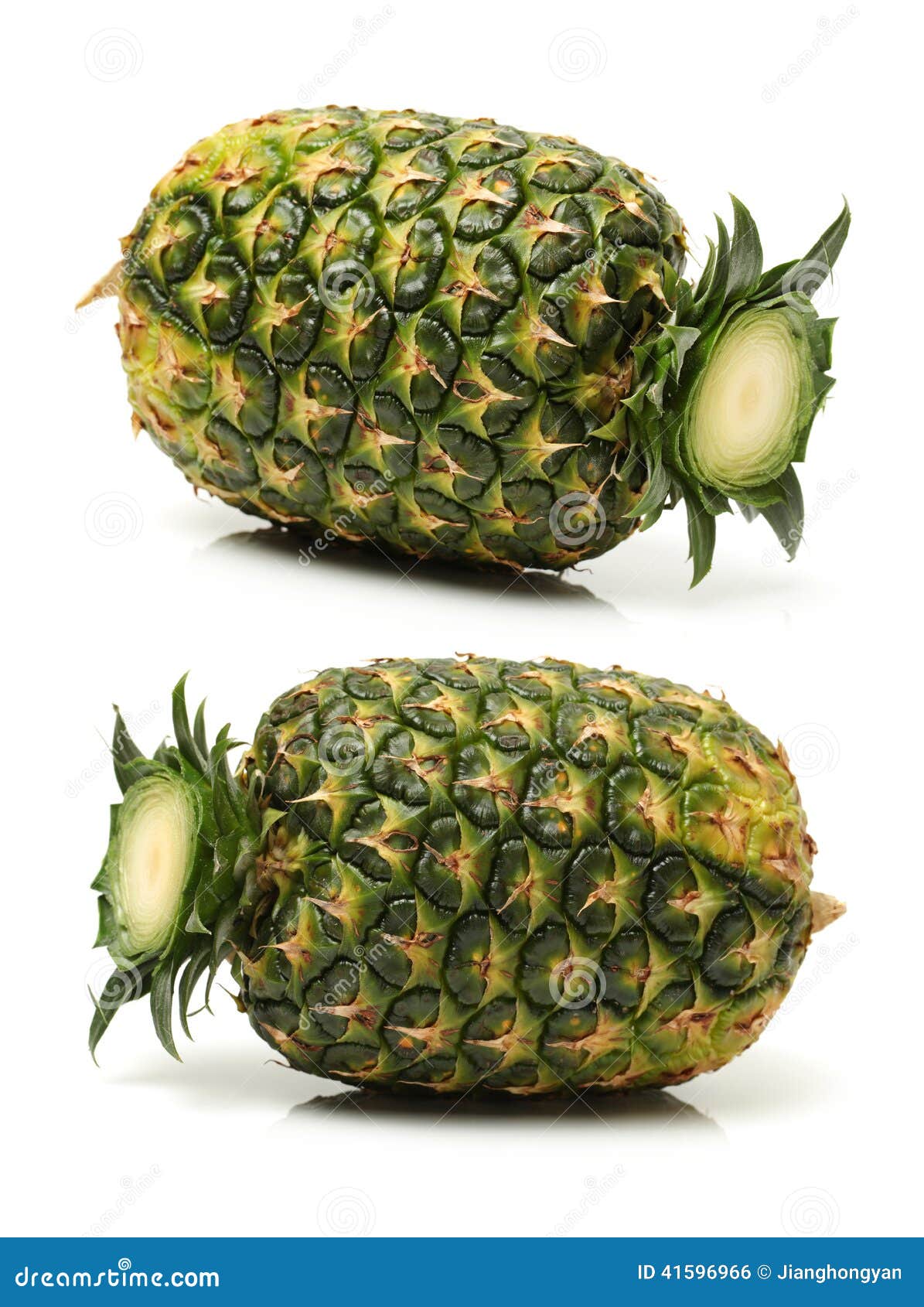 Green Pineapple stock photo. Image of gourmet, shot, color - 41596966