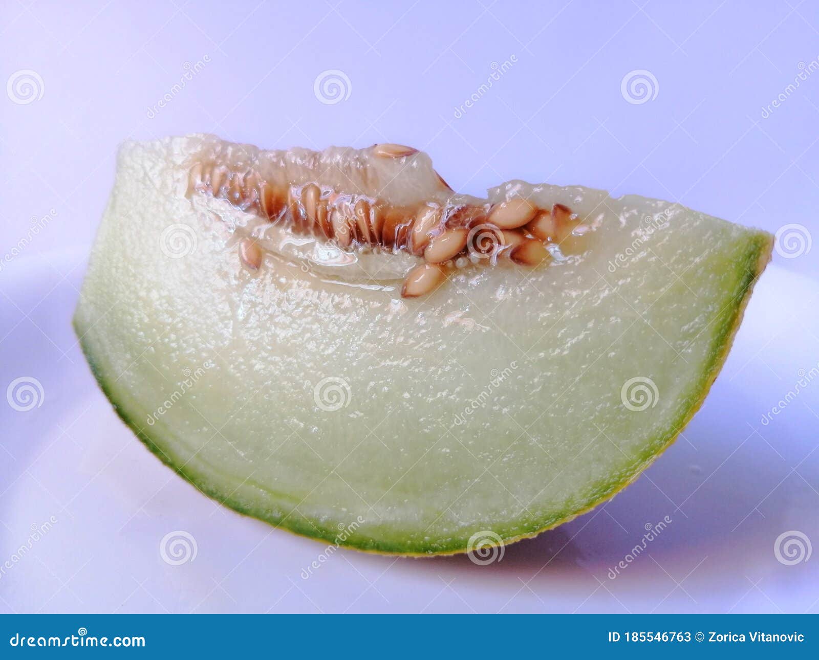 Green pineapple melon stock image. Image of leaf, produce - 185546763