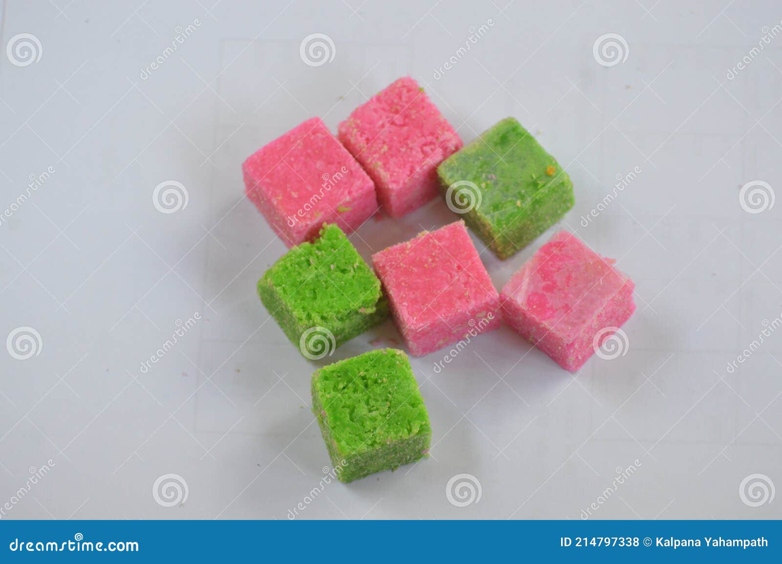 Multi-color Coconut toffee stock photo. Image of delicious - 214797338