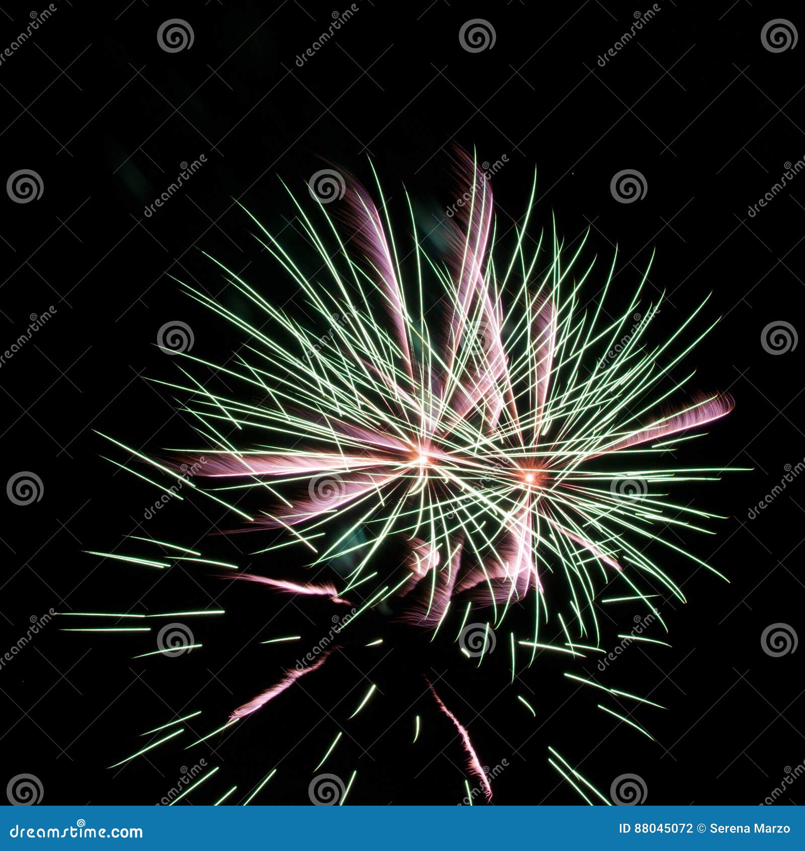 Pink Fireworks Stock Photo | CartoonDealer.com #51934836