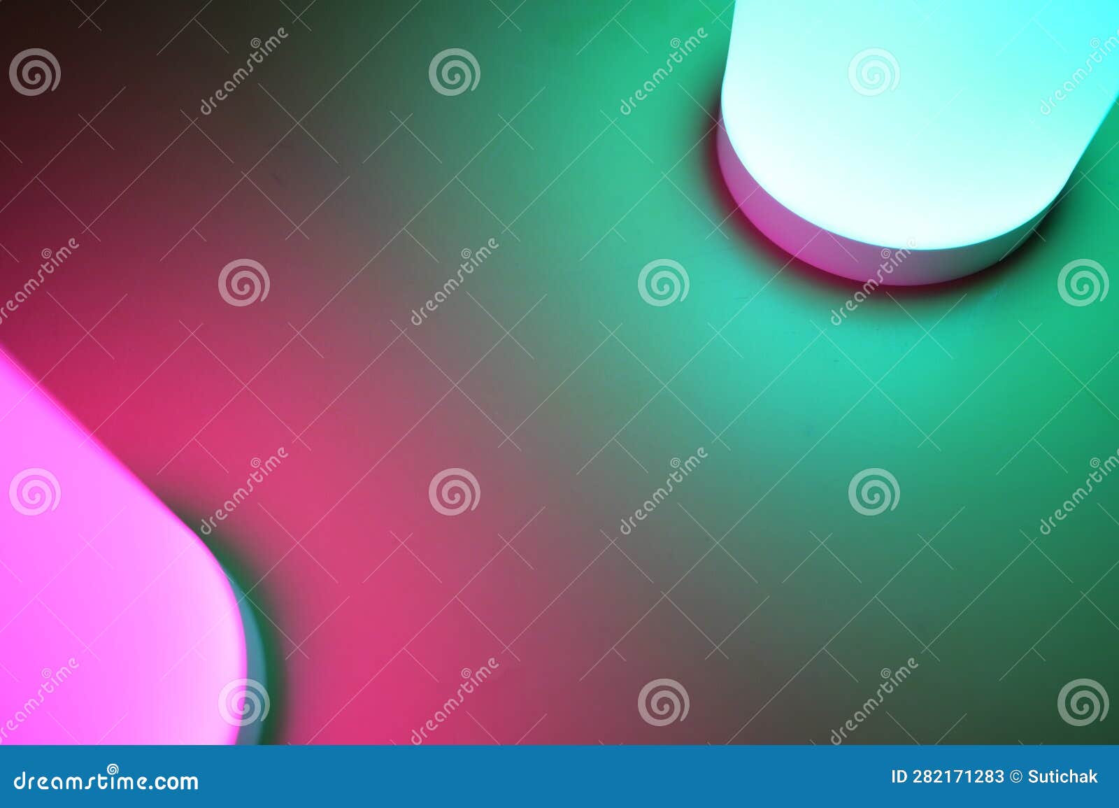 Close Up Green and Pink Light, Colourful Background Stock Image - Image ...