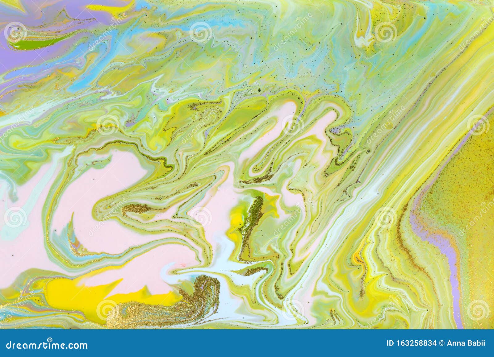 Green and Pink Pastel Marble Pattern. Stone Ripple Texture. Stock Photo ...