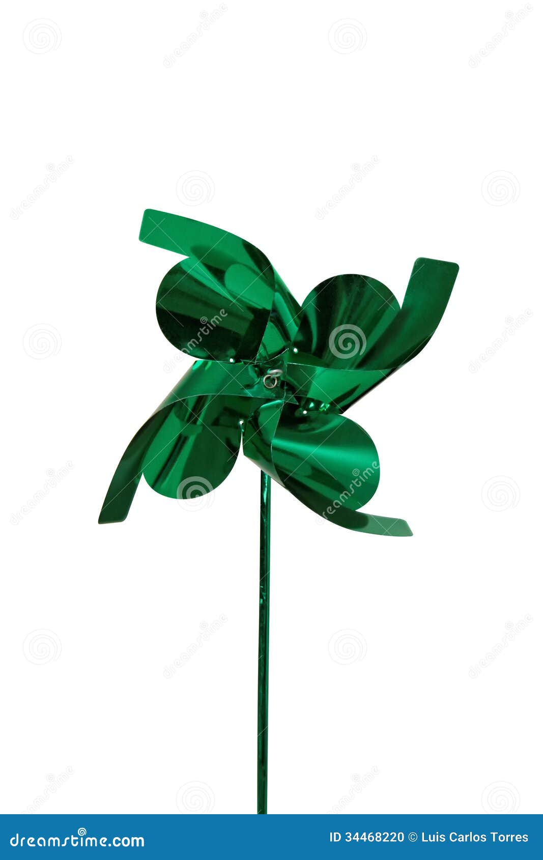 Green pinwheel stock photo. Image of white, object, wind - 34468220