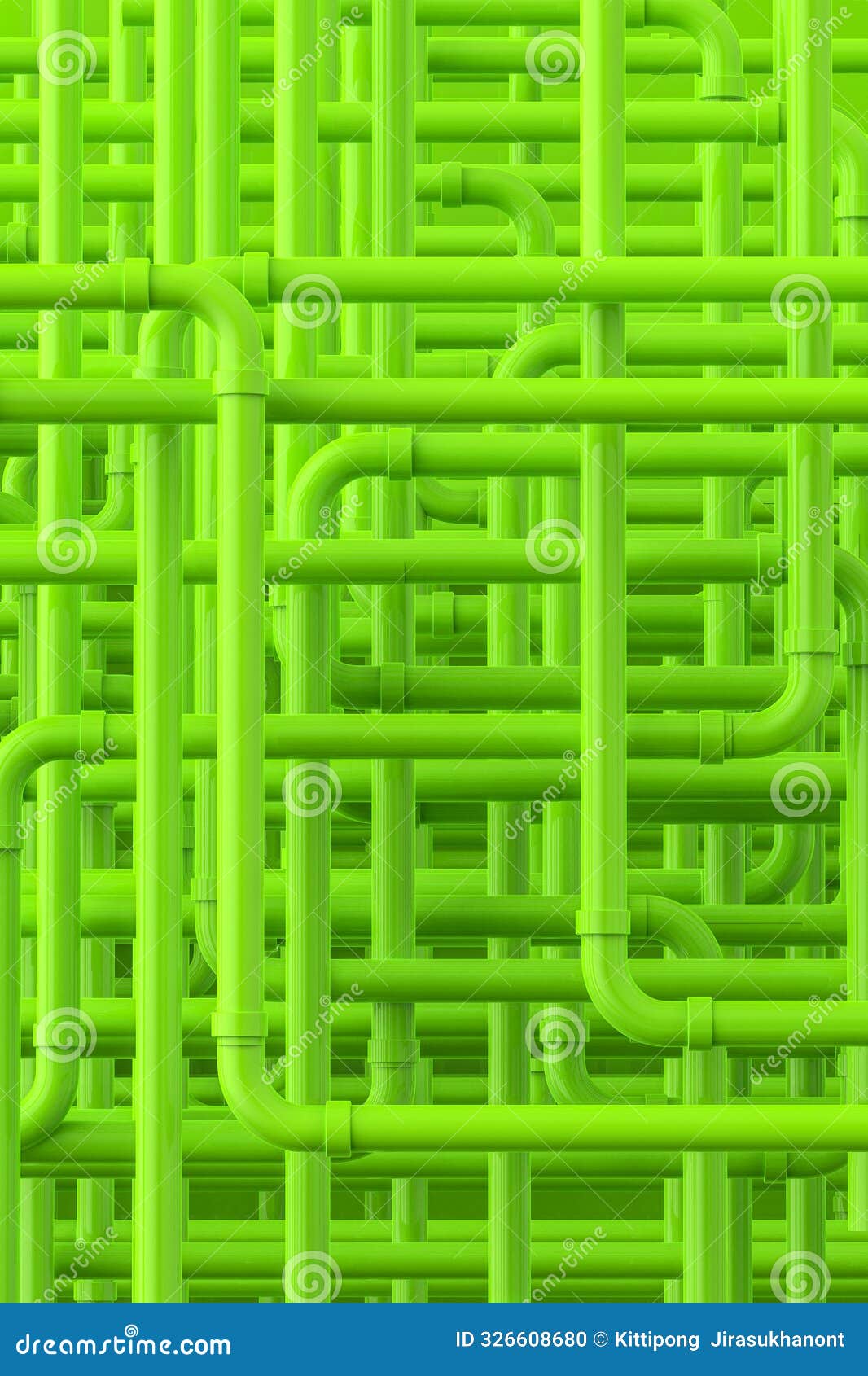 Green Pipe Maze Or Pipeline Background Stock Photo | CartoonDealer.com ...