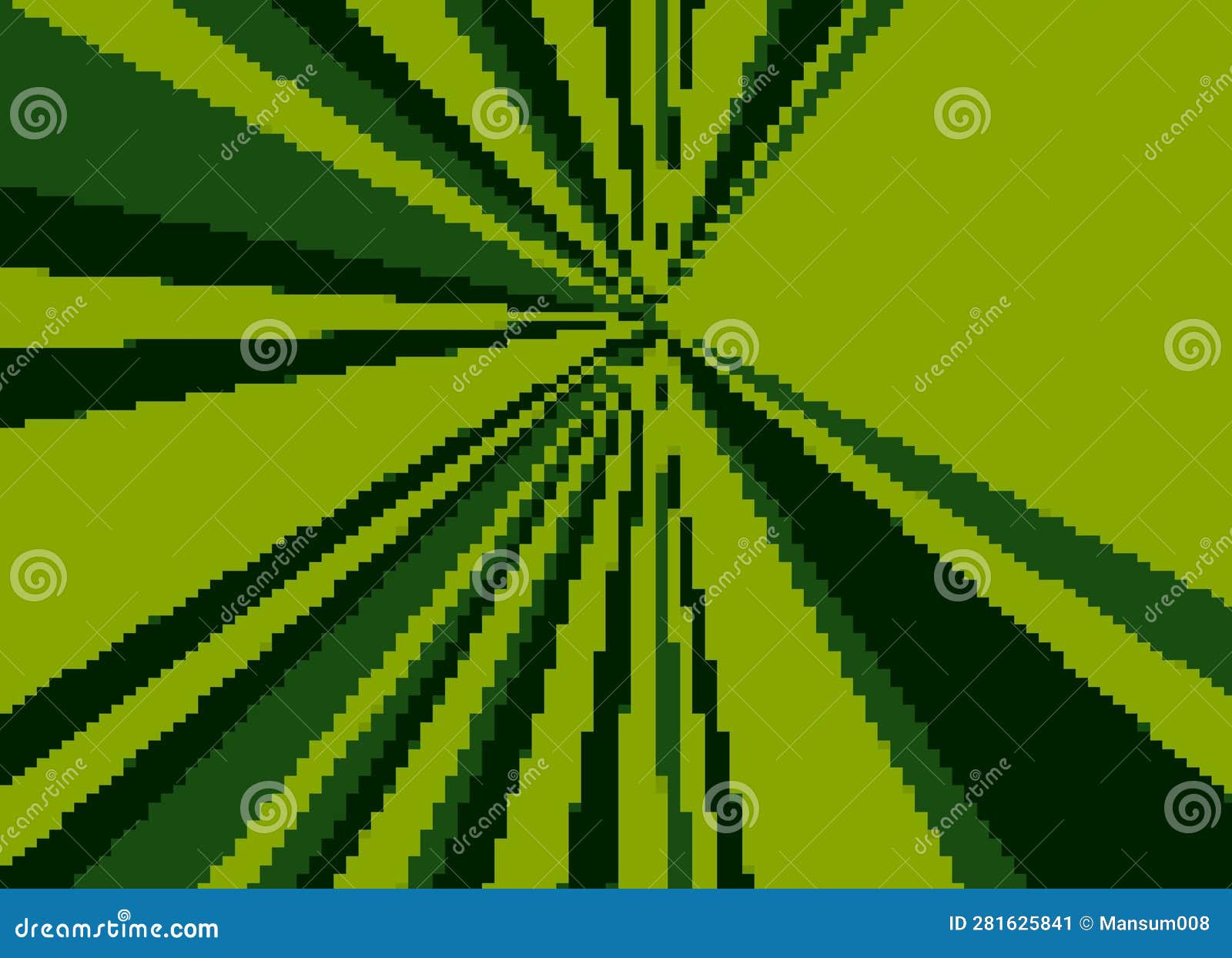 Green Pixel Art Pattern Background Stock Illustration - Illustration of ...