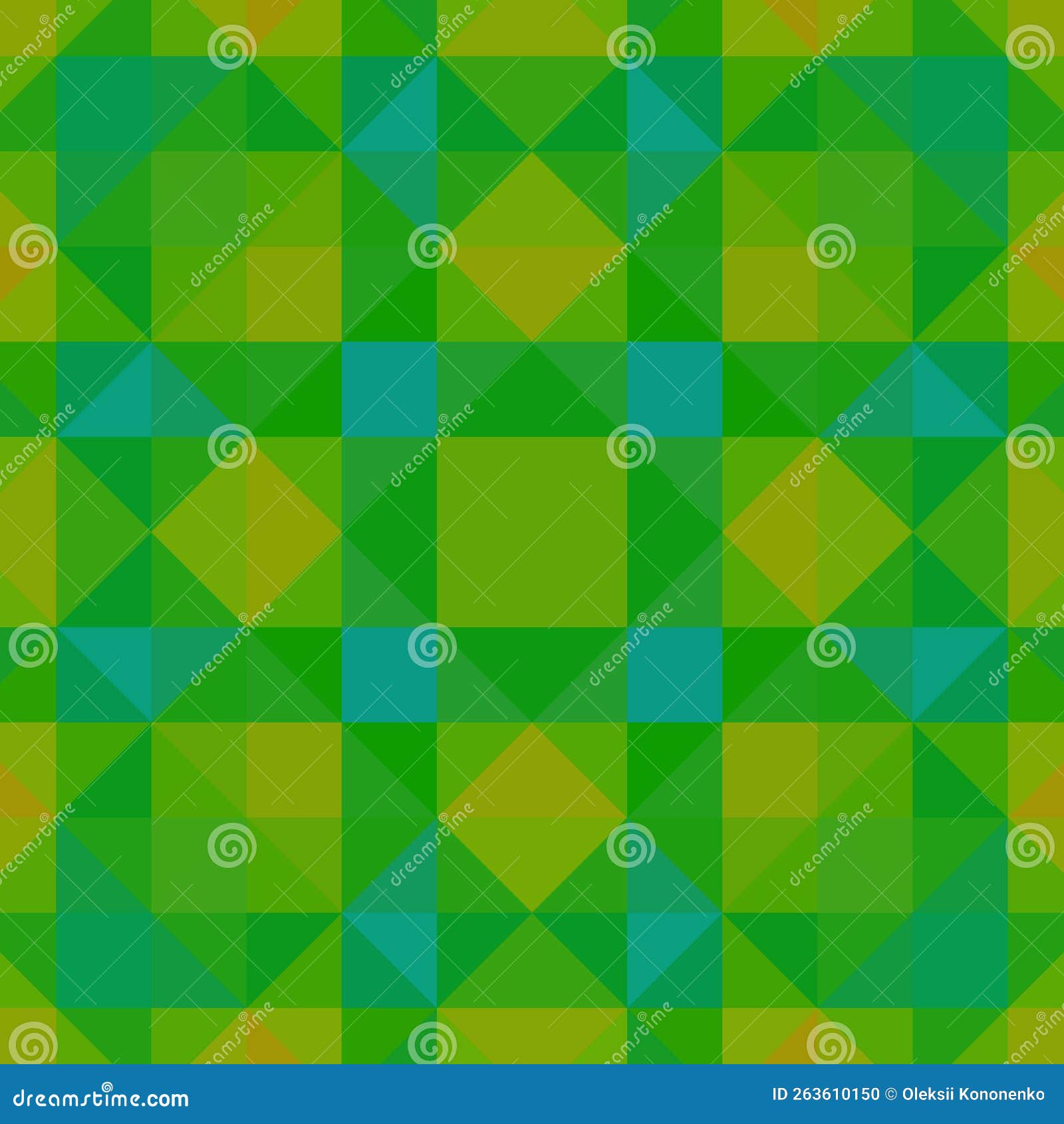 Green Pixel Background. Abstract Triangular Pixelation. Texture Stock ...