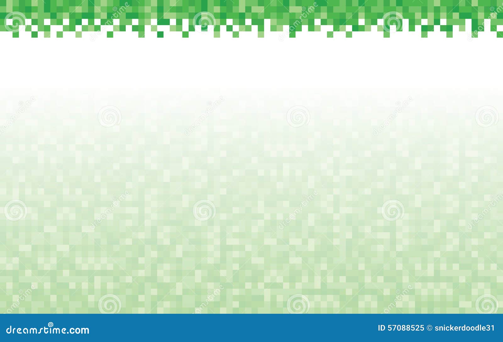 Green Pixel Background and Header Stock Illustration - Illustration of ...