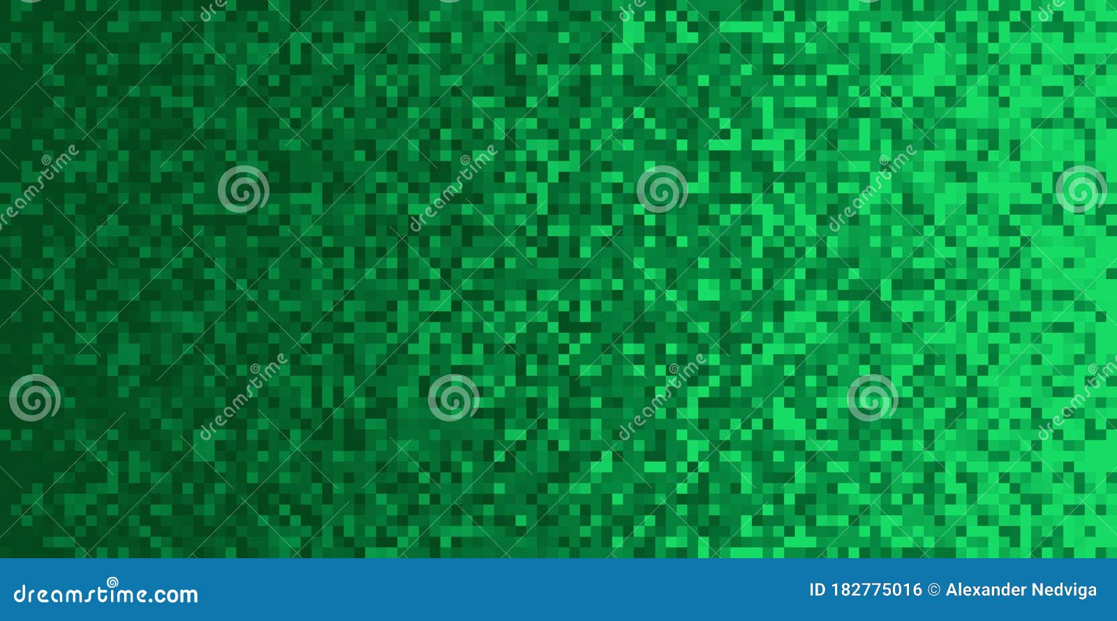 Green Pixilated Gradient Background Stock Illustration - Illustration ...