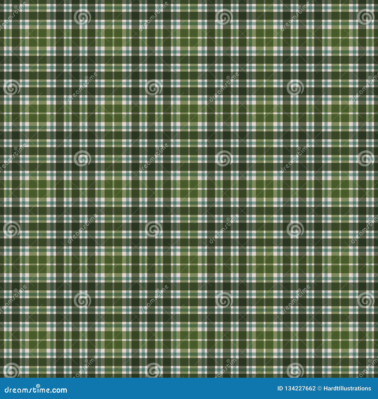 Green Plaid Seamless Pattern Stock Vector - Illustration of checked ...