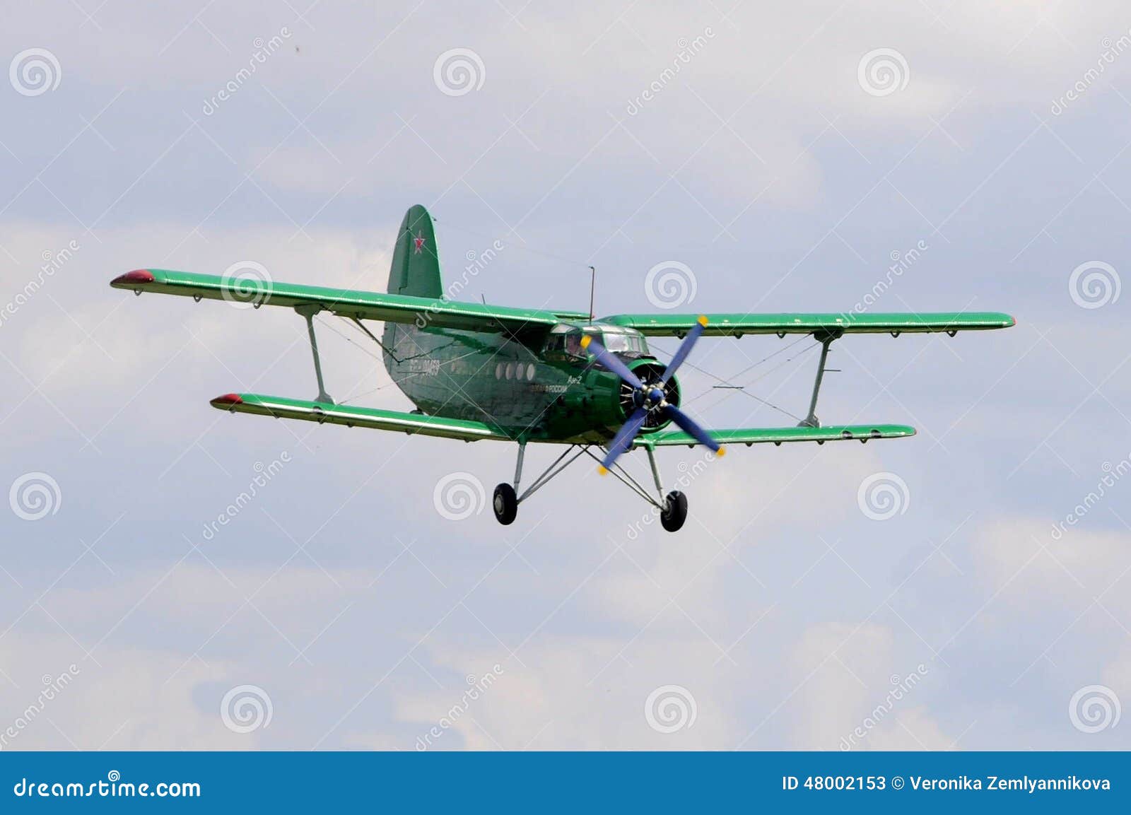 The Green an-2 Plane in the Sky. Editorial Stock Photo - Image of plane ...