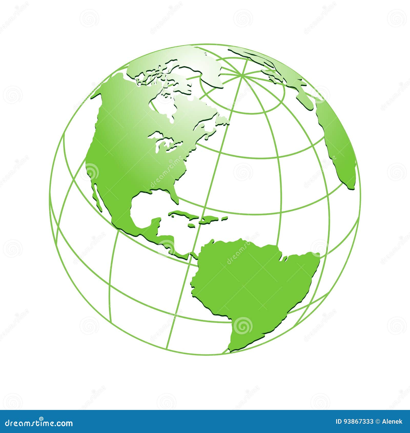 Green Planet Earth, World Globe Maps Stock Vector - Illustration of ...