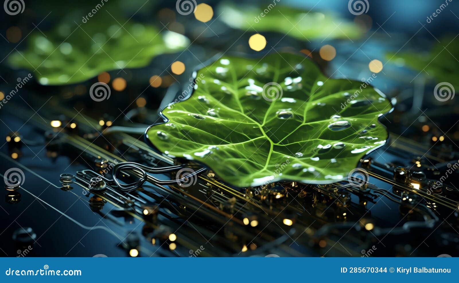 Transistors On The Green Plate On A White Background Stock Image ...