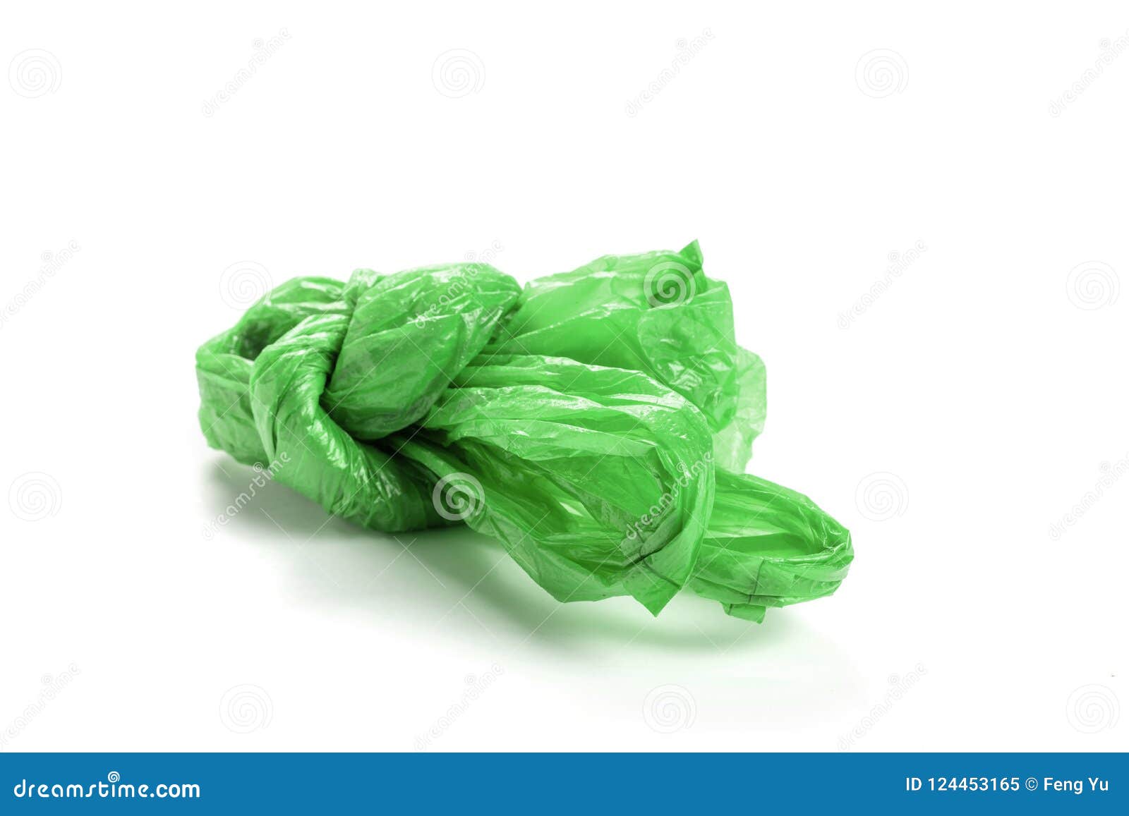 Green Plastic Bag stock image. Image of recycle, close - 124453165