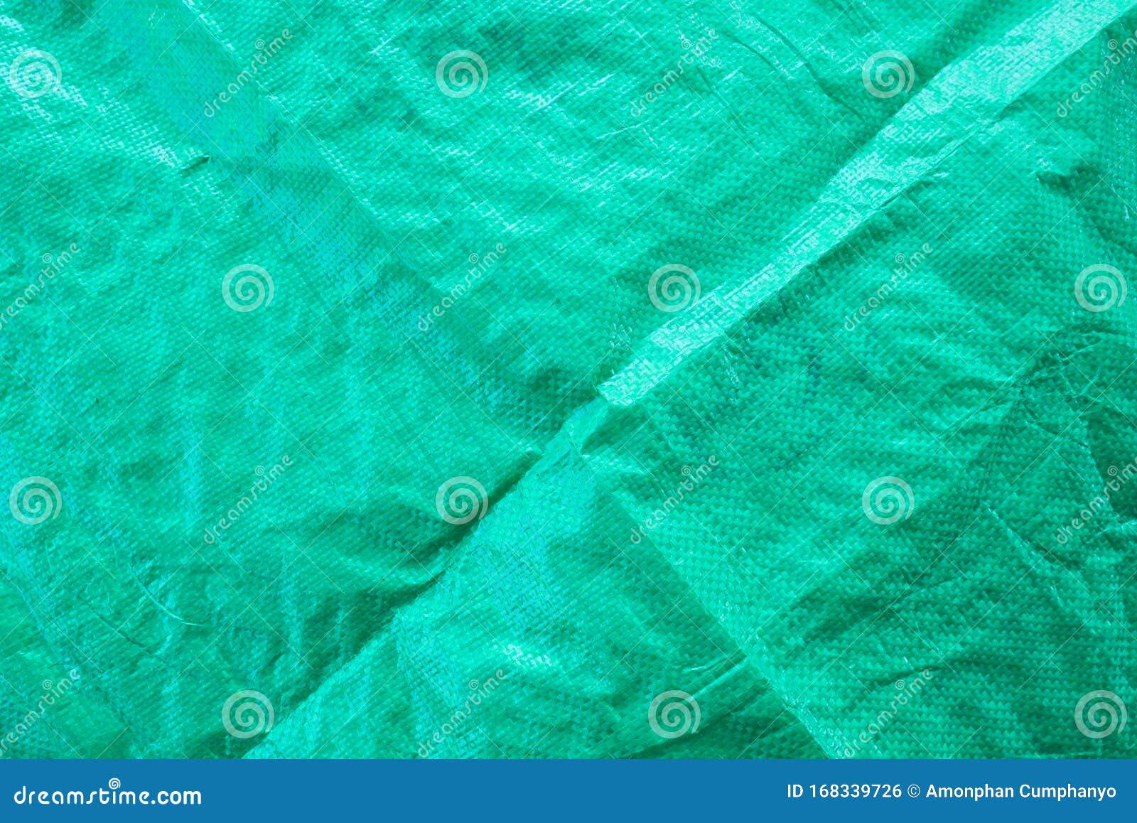 A Green Plastic Bag Surface for Background Stock Photo - Image of ...