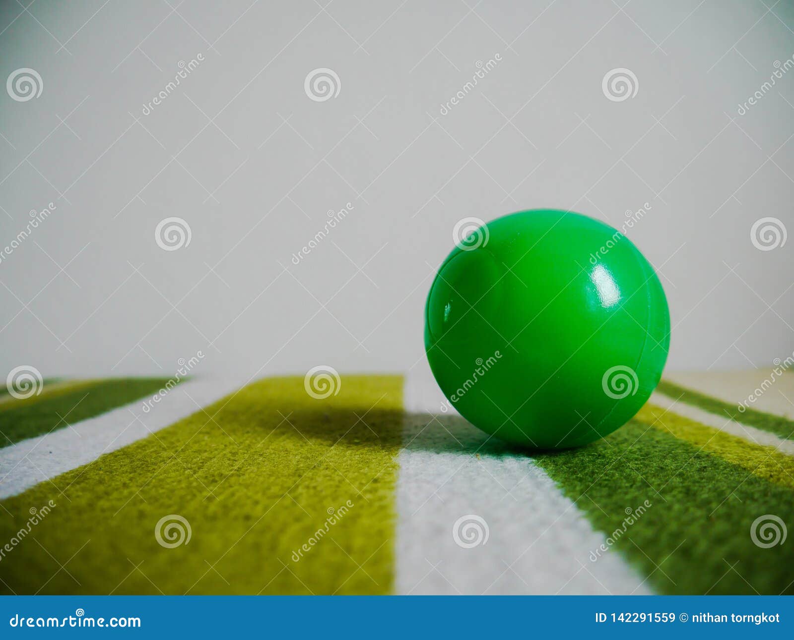 Green Plastic Ball Isolated Stock Image - Image of white, plastic ...