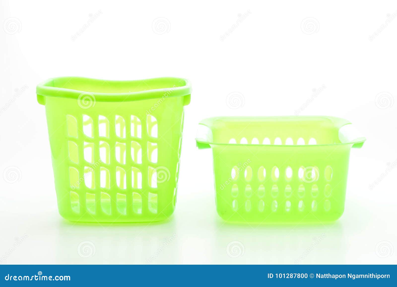 Green plastic basket stock photo. Image of baskets, cart - 101287800