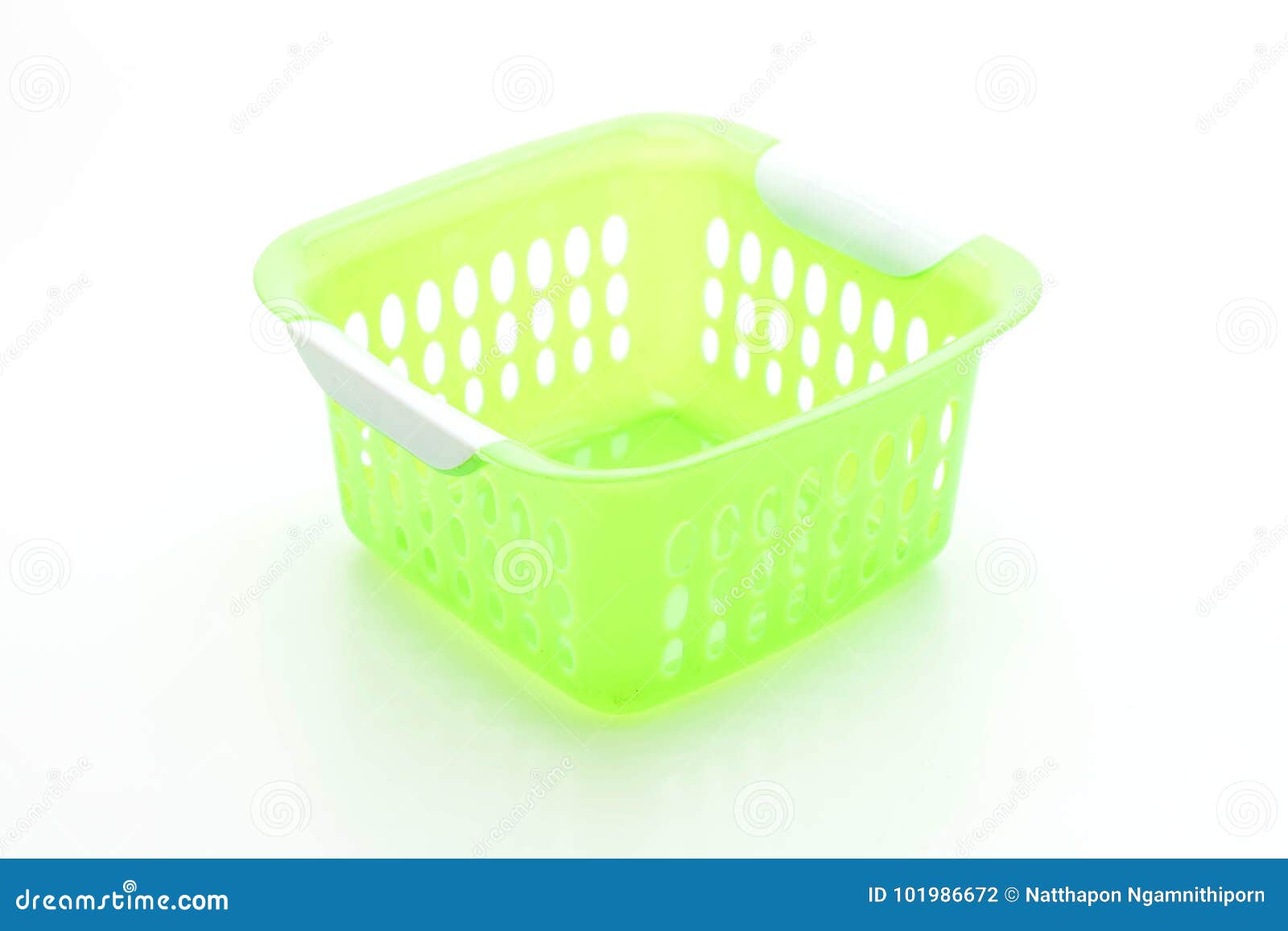 Green plastic basket stock photo. Image of retail, container - 101986672
