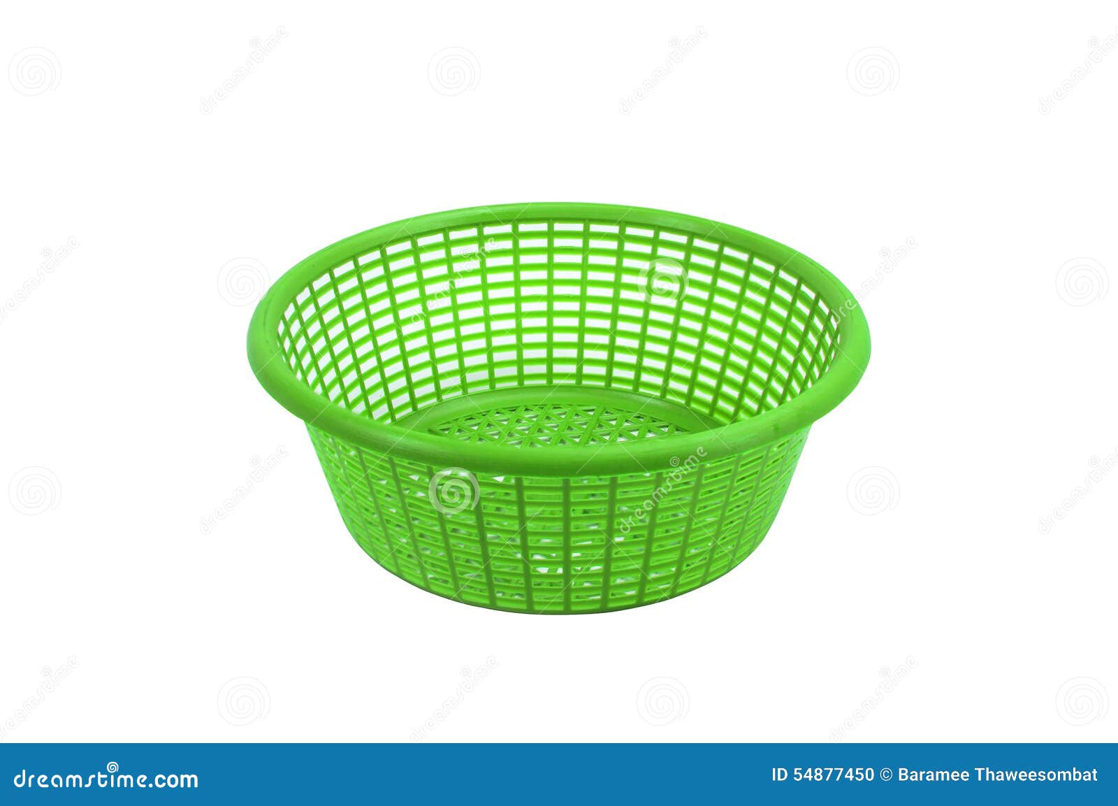 Green plastic basket stock photo. Image of empty, front - 54877450