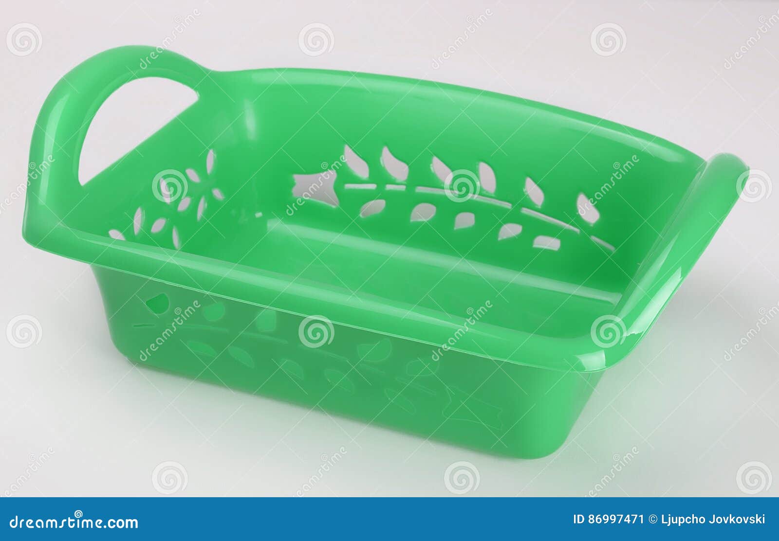 Green plastic basket stock image. Image of empty, closeup - 86997471