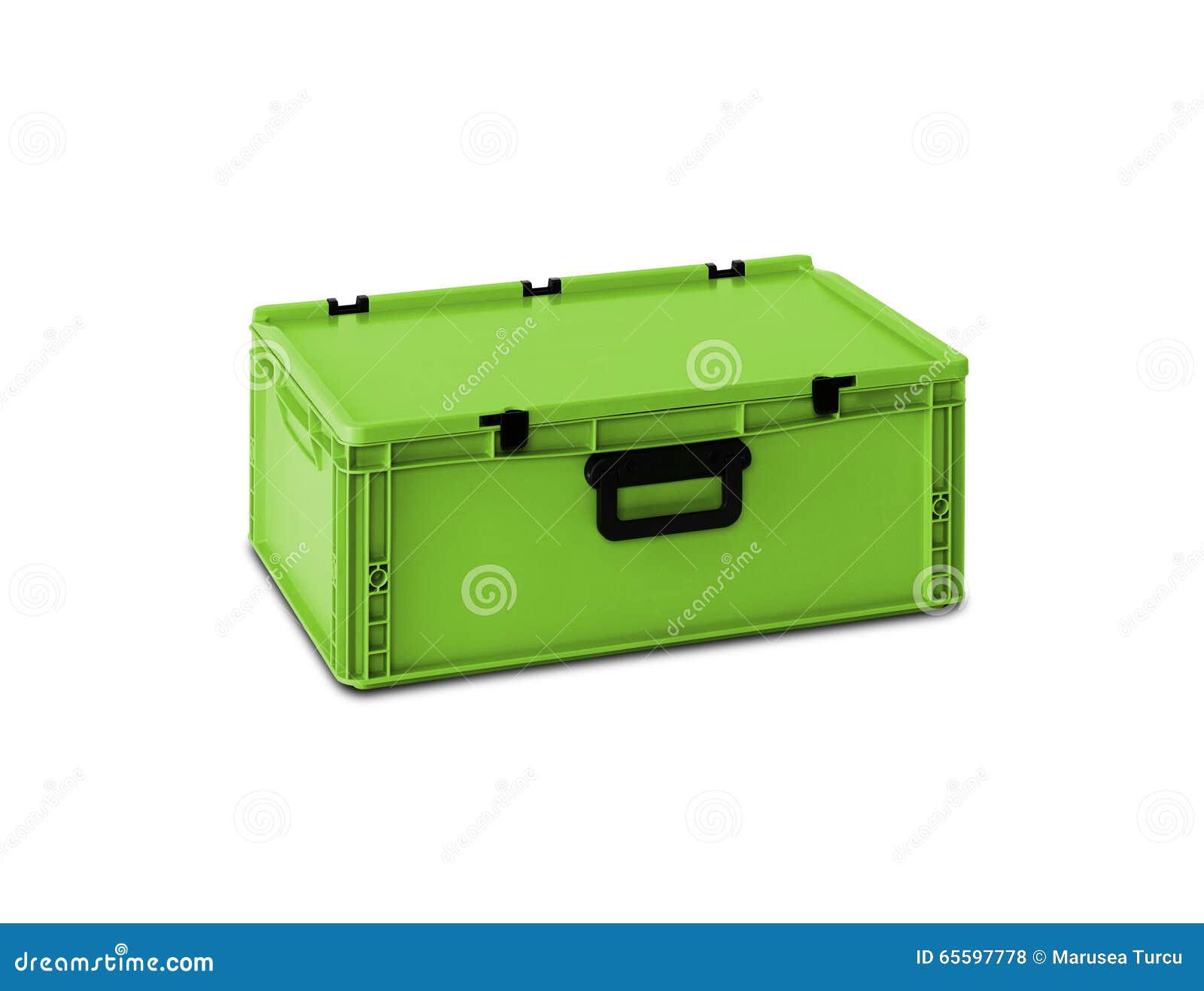 Green plastic box stock photo. Image of depot, bench - 65597778