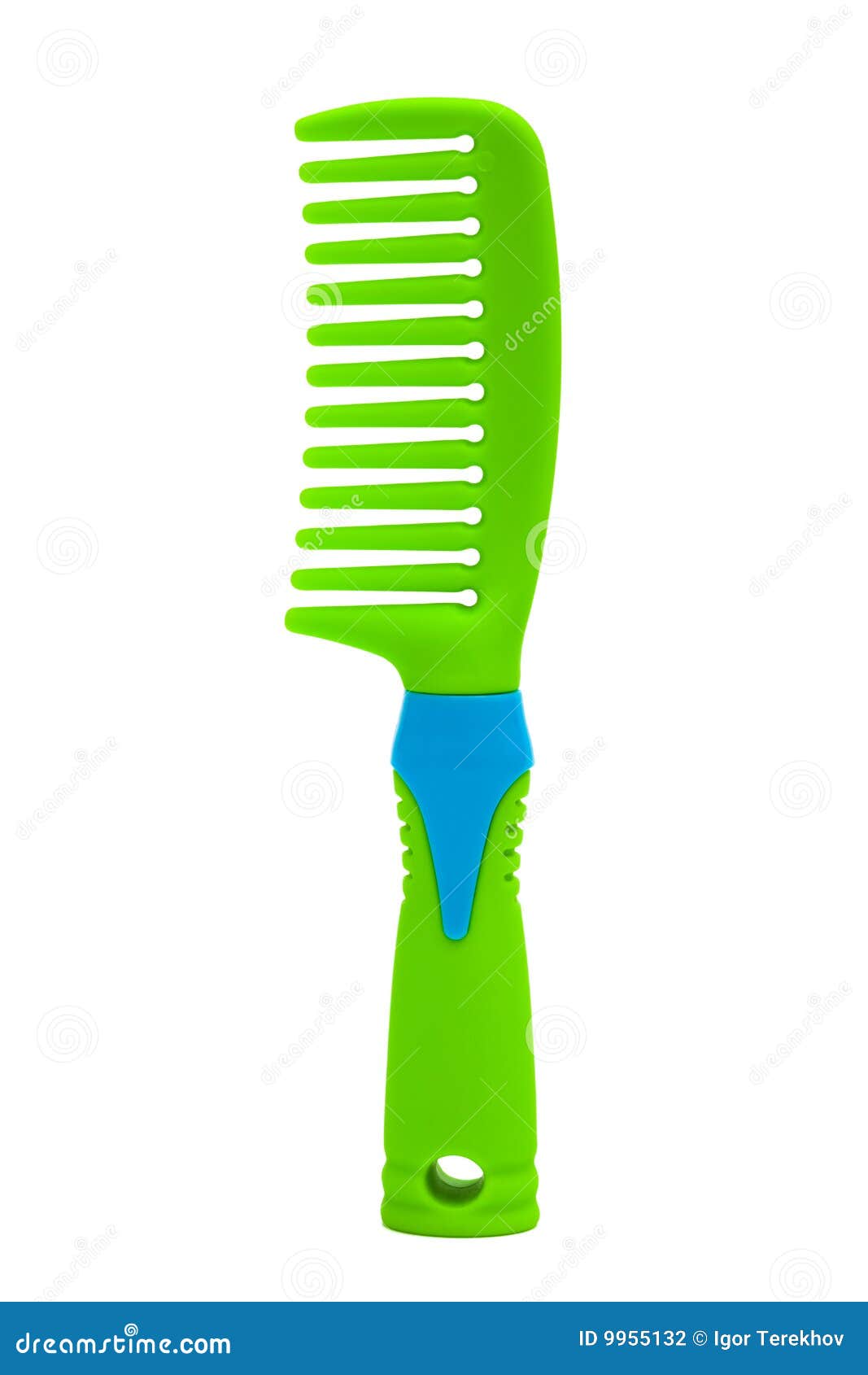 Green plastic comb stock photo. Image of hairdresser, hairbrush - 9955132