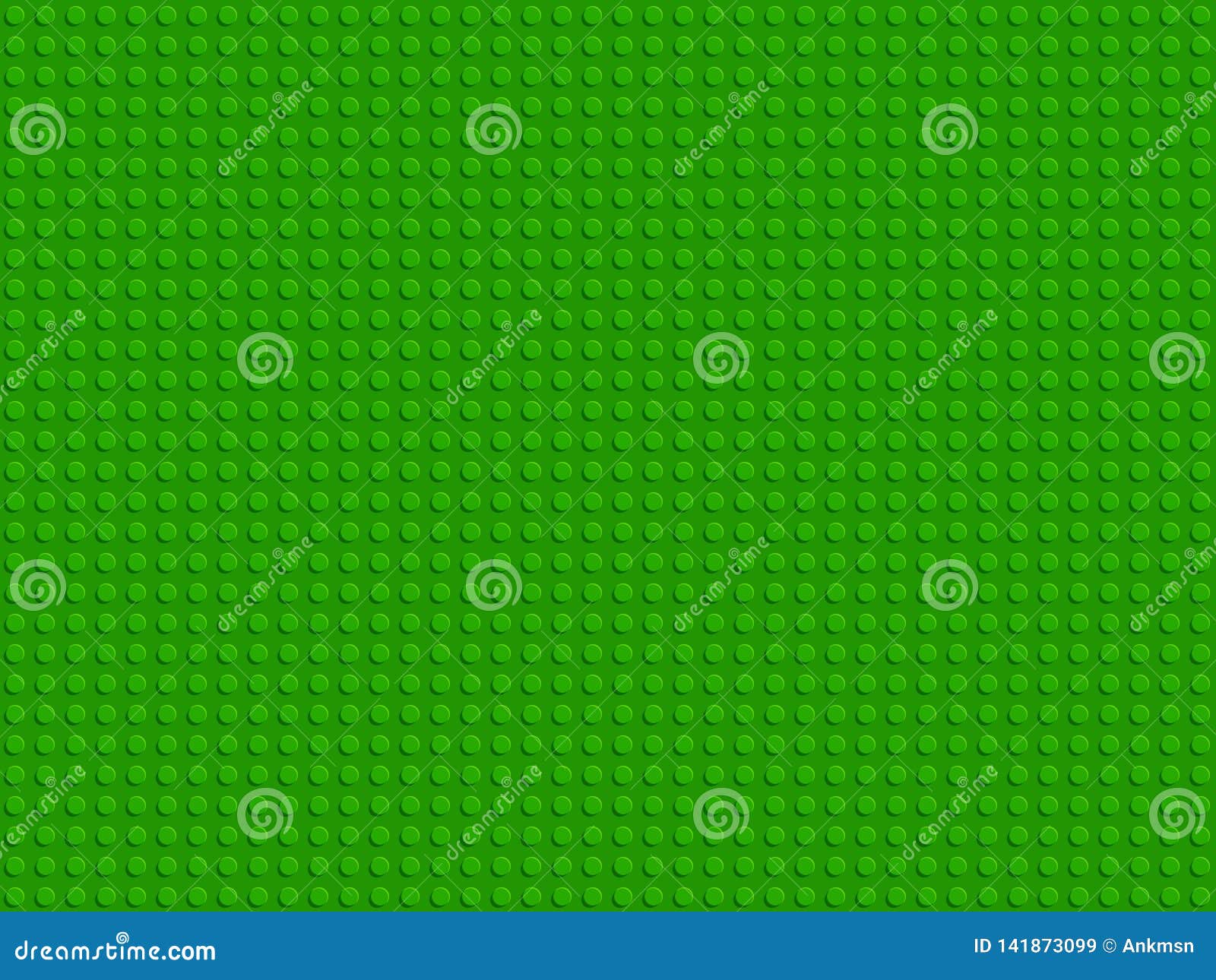 Green Plastic Constructor Blocks Plate Seamless Pattern Flat Design ...