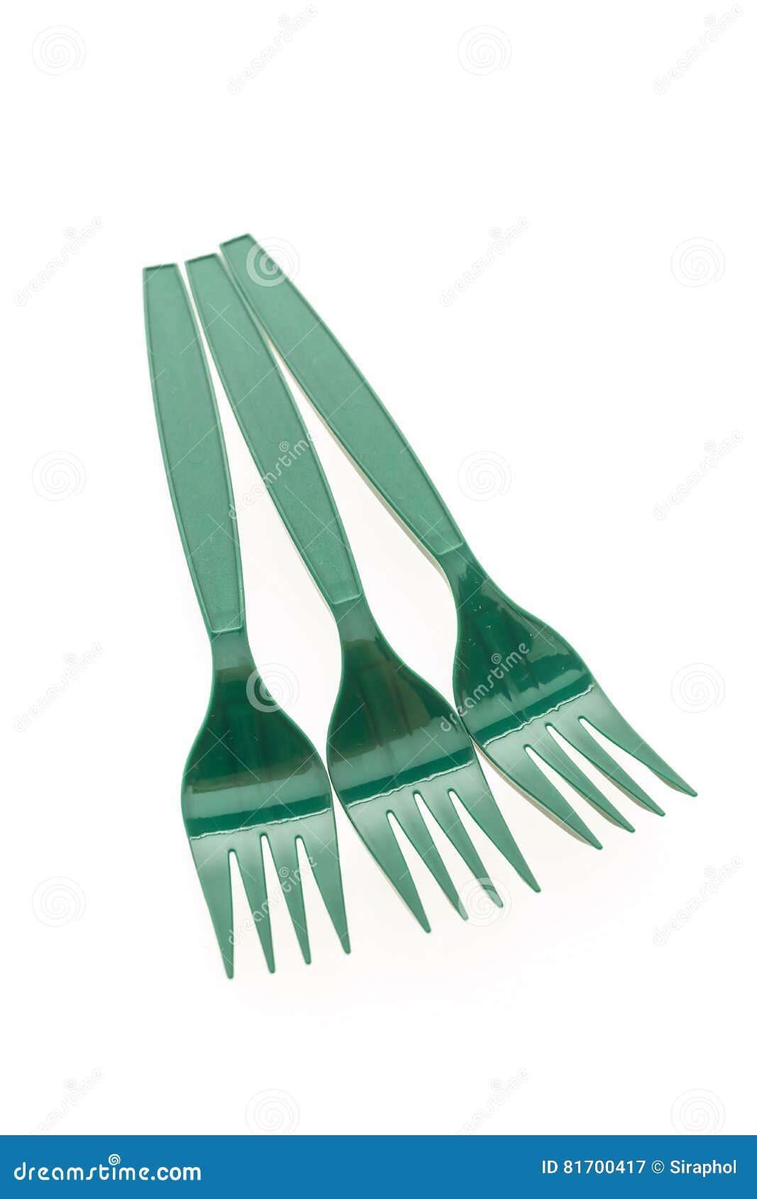 Green plastic forks stock image. Image of background - 81700417